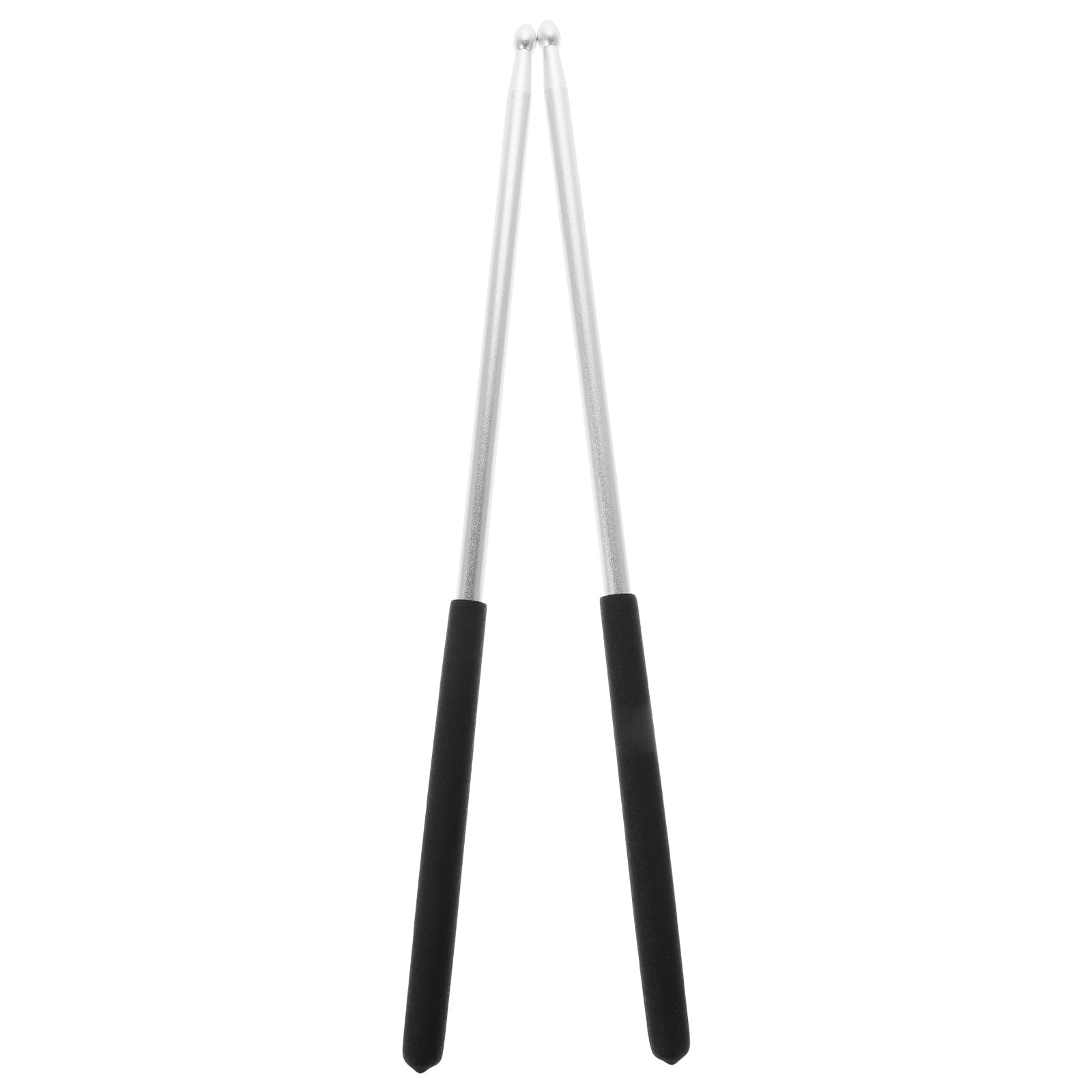 1 Pair Of Aluminium Alloy Solid Drum Sticks Portable Percussion Musical ...