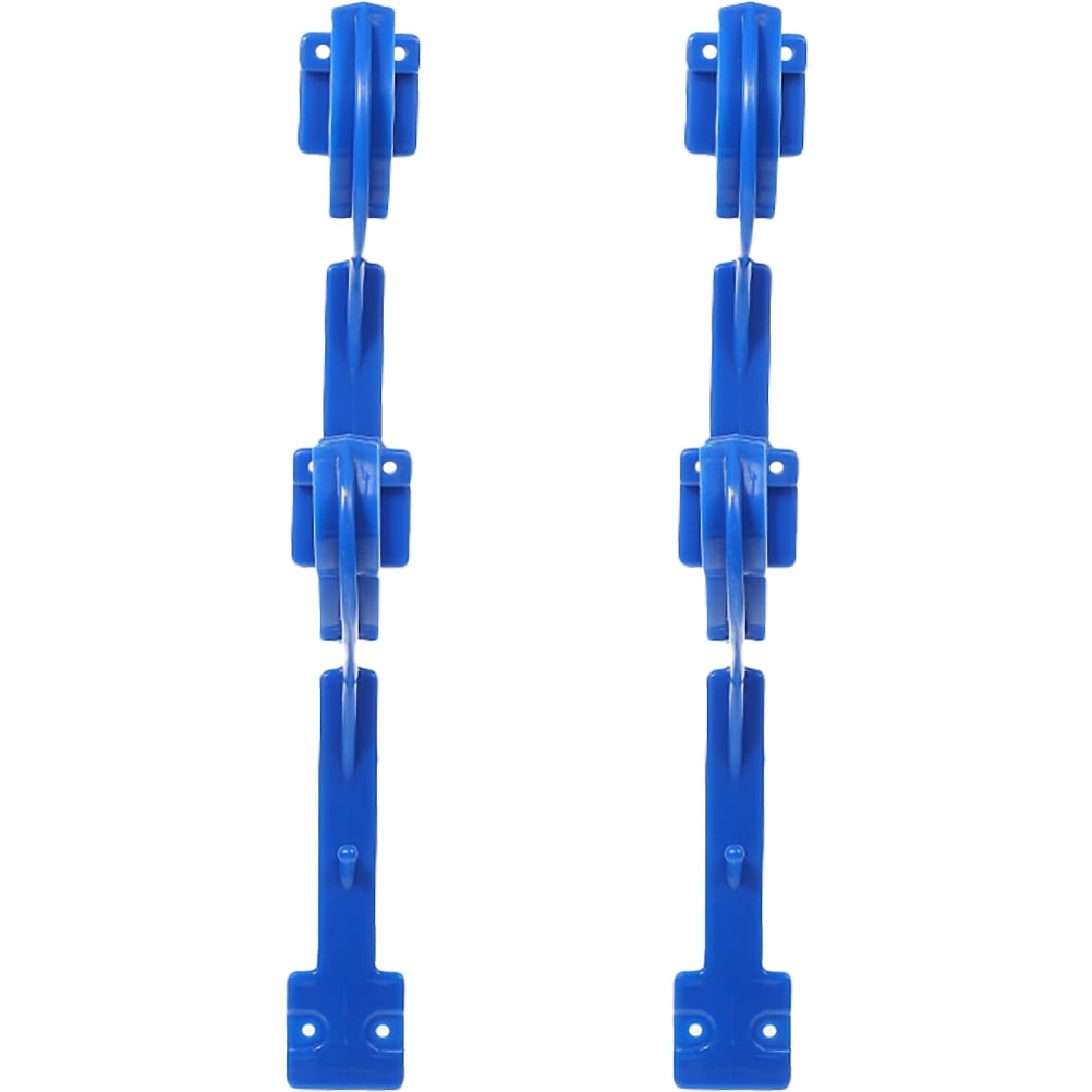 HOMEMAXS 1 Pair Swimming Pool Pole Hangers Multi-use Pool Hooks ...