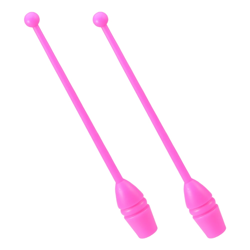 HOMEMAXS 1 Pair of Handheld Gymnastic Sticks Colored Gymnastics Pole ...