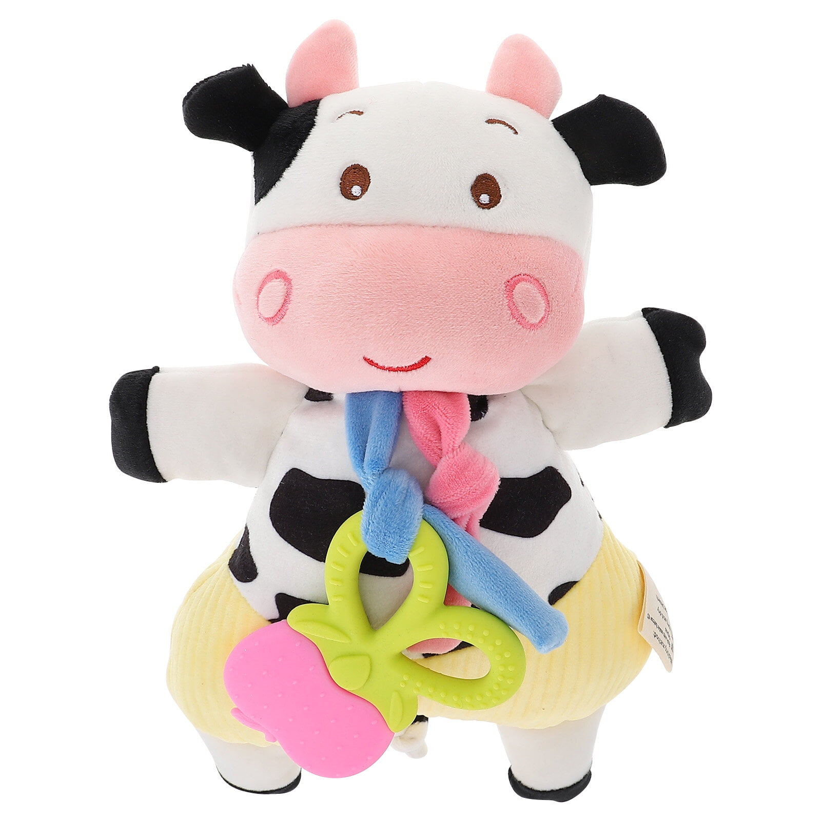 HOMEMAXS 1 Pc Baby Teething Toy Cartoon Cow Doll Baby Teether Toy ...