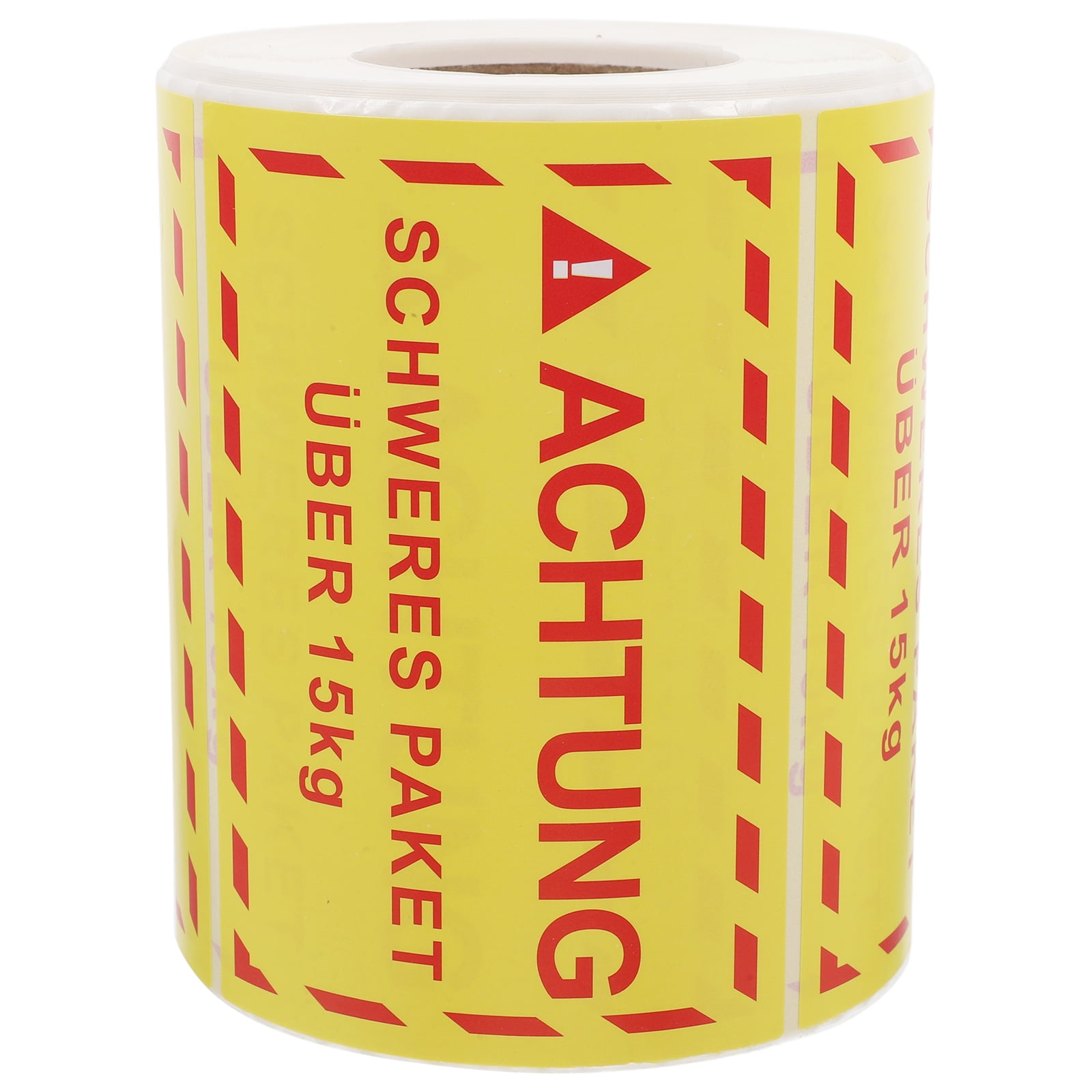 HOMEMAXS 1 Roll/500Pcs Adhesives Caution Heavy Stickers for Shipping ...