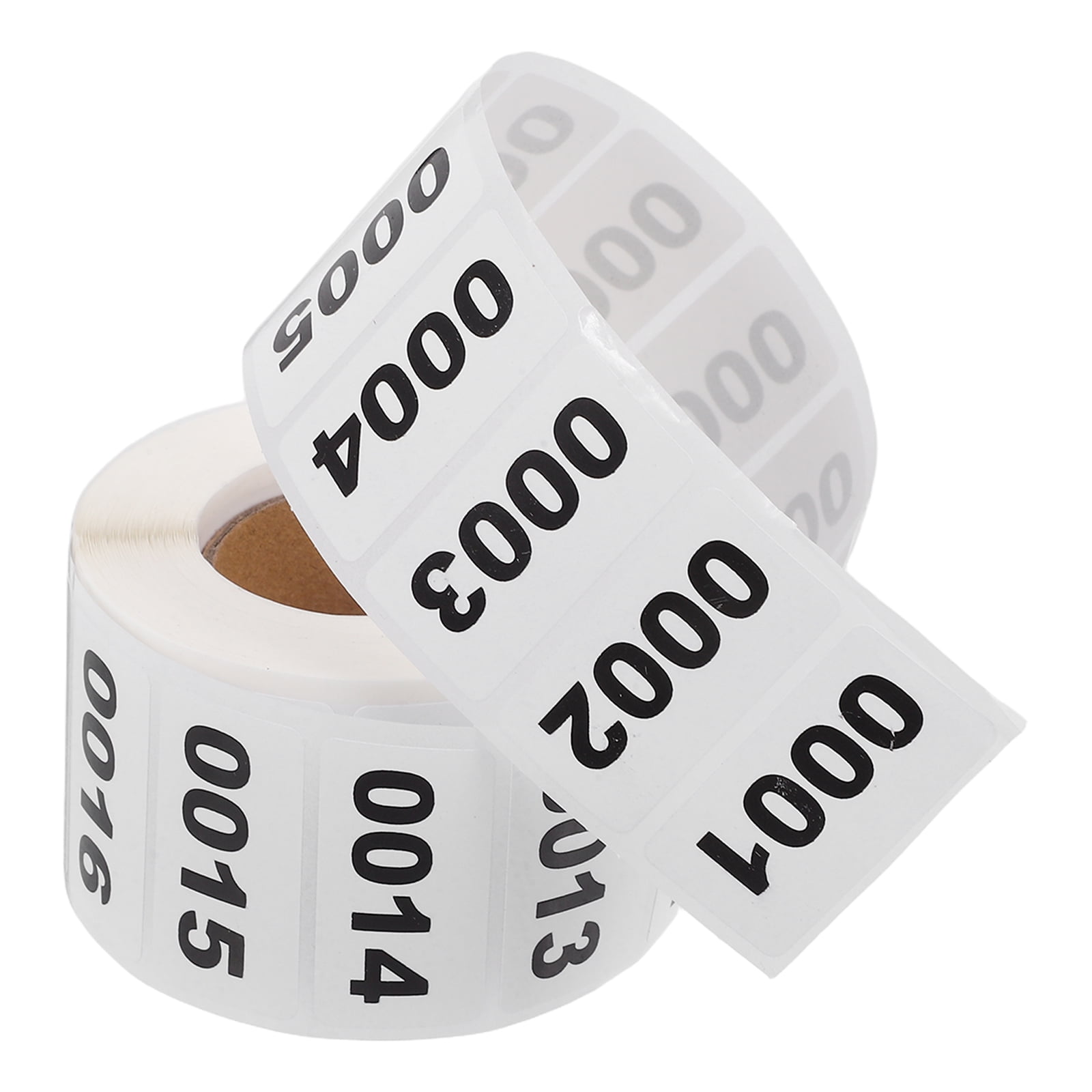 1 Roll Of Consecutive Number Stickers For Inventory Self-Adhesive ...