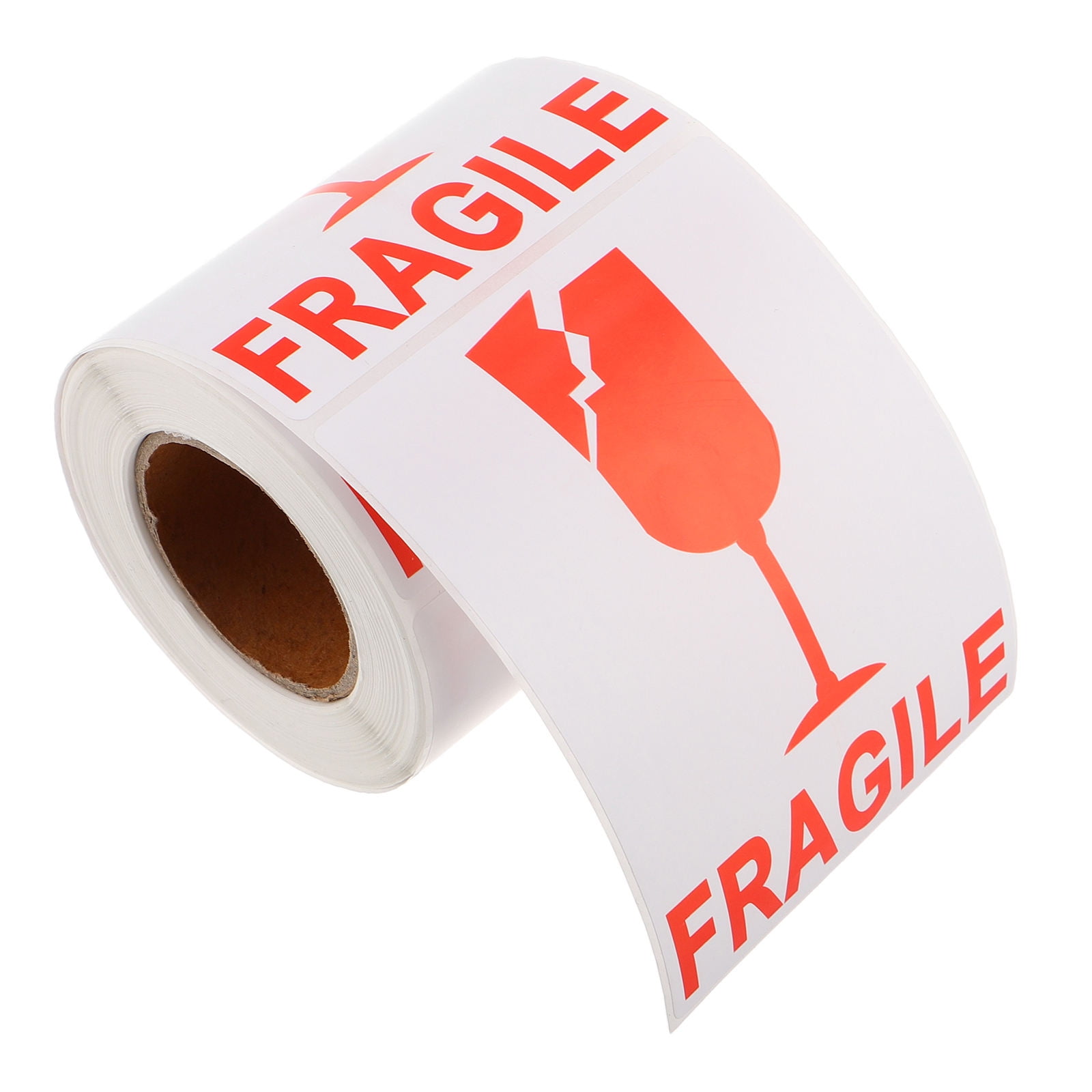 HOMEMAXS 1 Roll Fragile Stickers Red Warning Packing Shipping Label ...