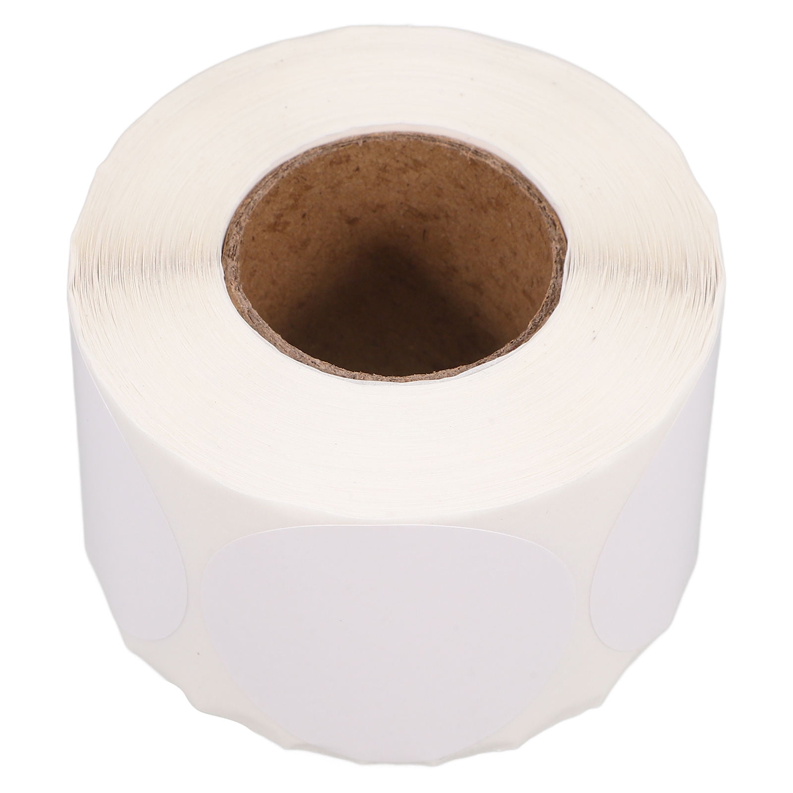HOMEMAXS 1 Roll of Printer Printable Sticker Label Stickers Blank Round ...