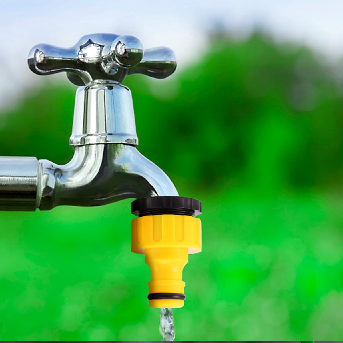 1 Set 1/2 Inch Hose Connector Garden Tools Quick Connectors Repair ...