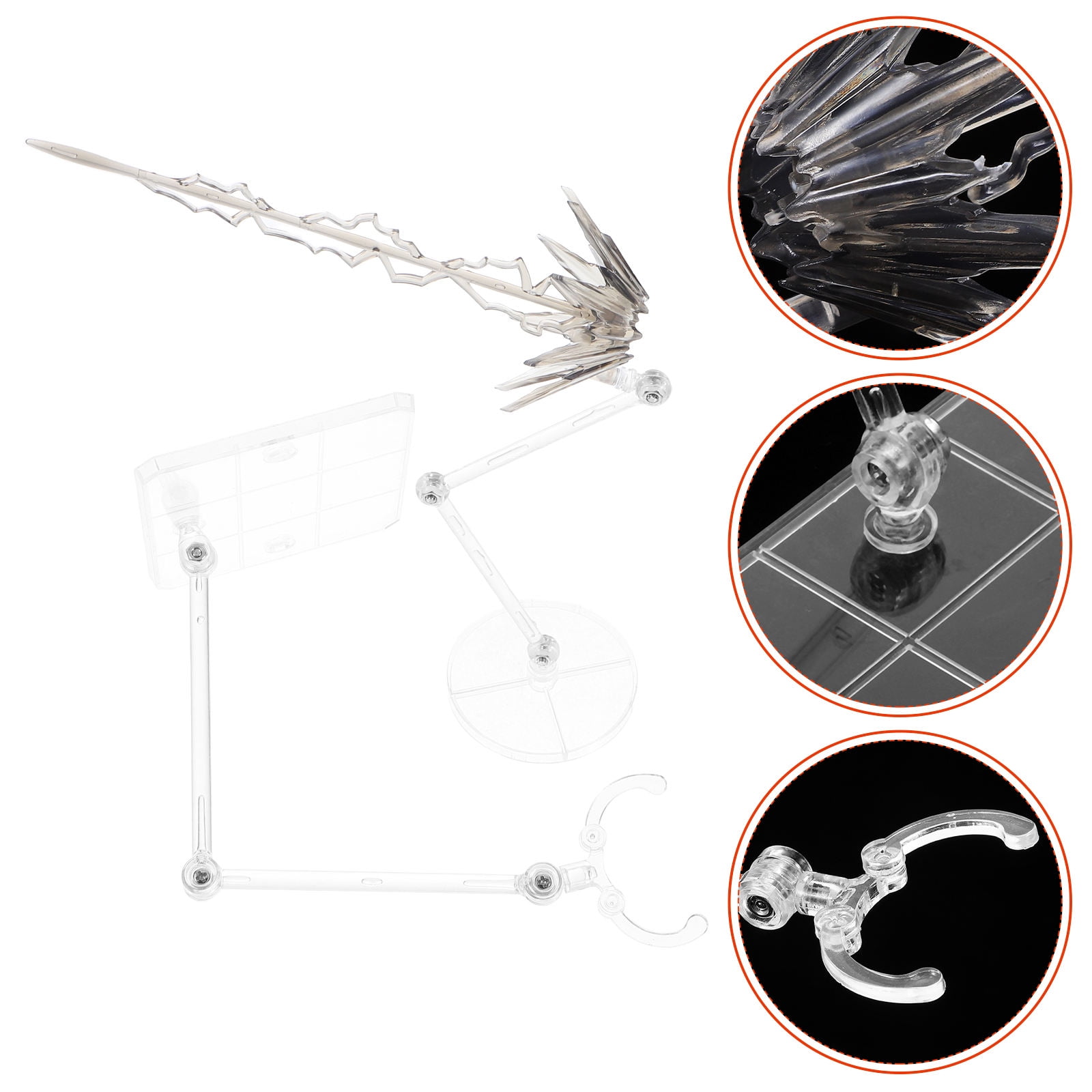 HOMEMAXS 1 Set Action Figure Display Stand Adjustable Figure Display ...