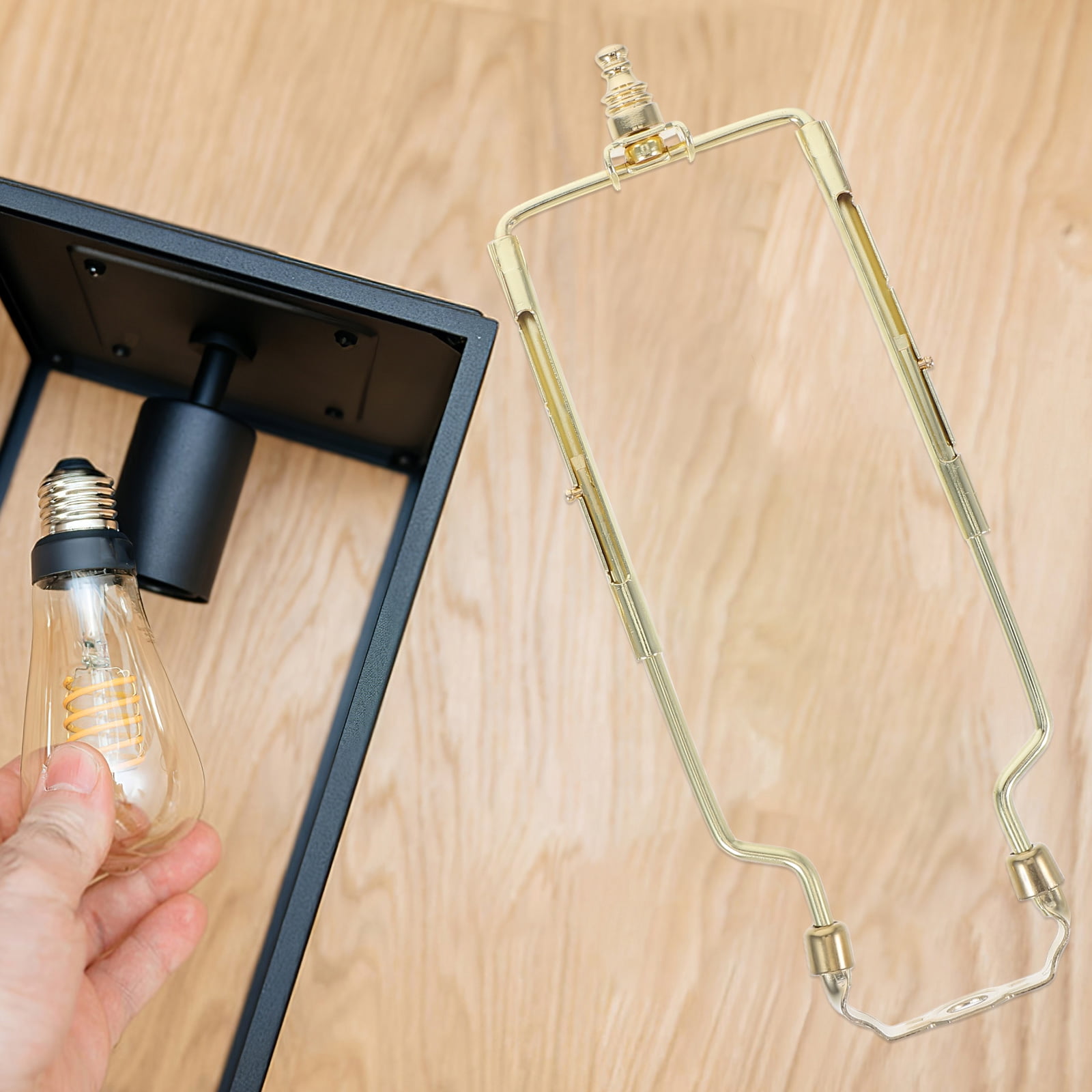 1 Set Adjustable Lamp Harp Kit Lamp Shade Harp Holder Lamp Shade ...