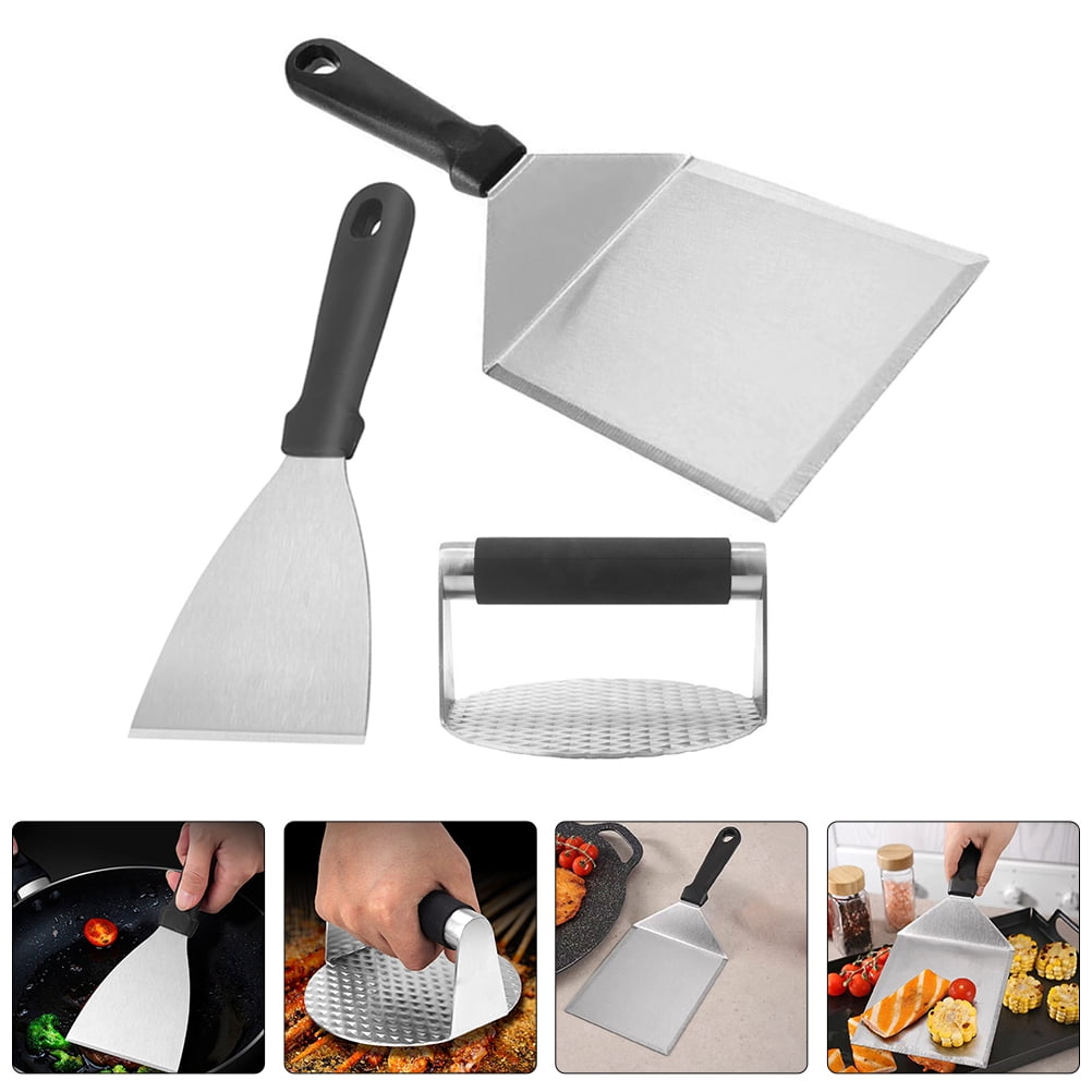 HOMEMAXS 1 Set Burger Smashed Press Burger Press Stainless Steel Burger ...