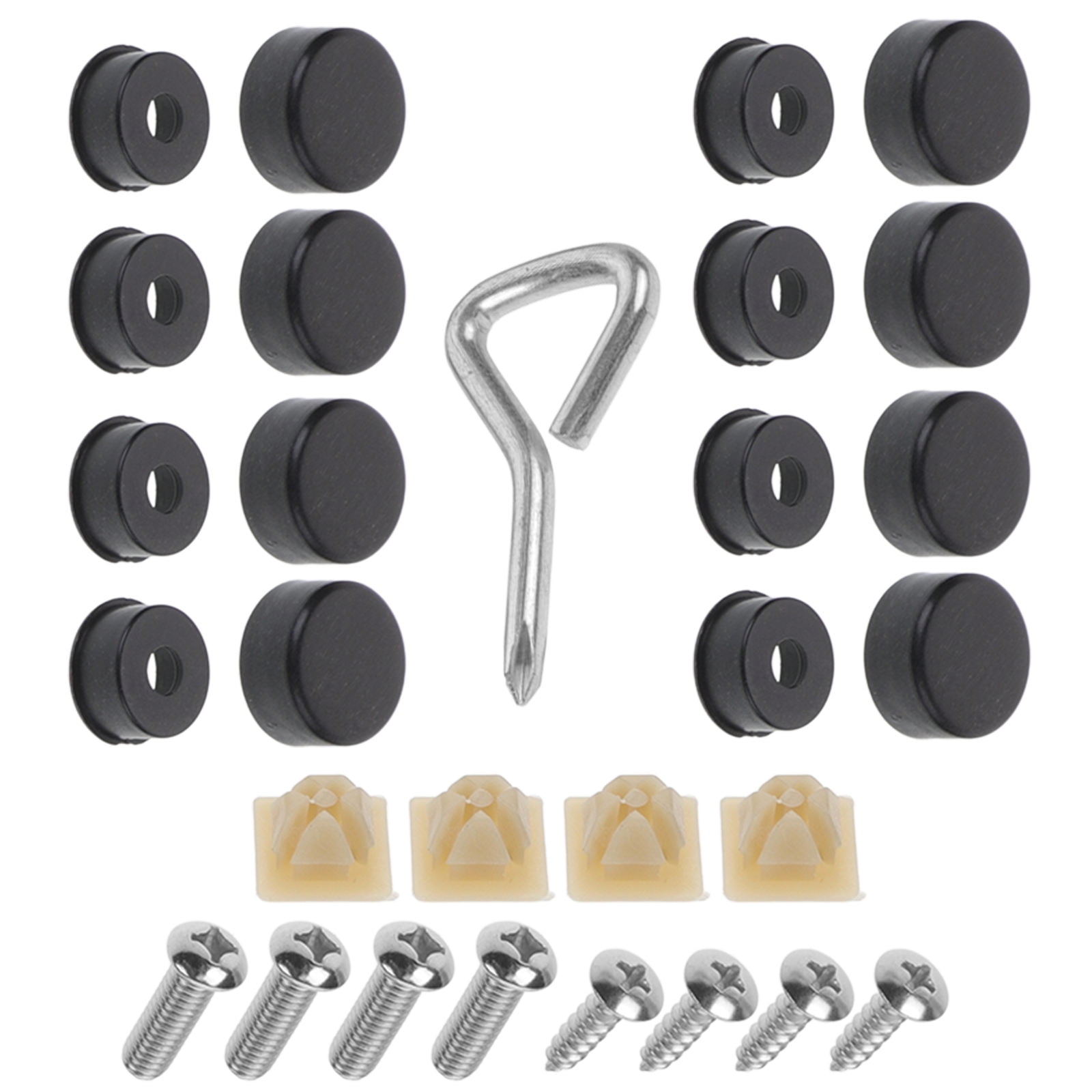 HOMEMAXS 1 Set Car License Plate Screws Fixing Screws Car License ...