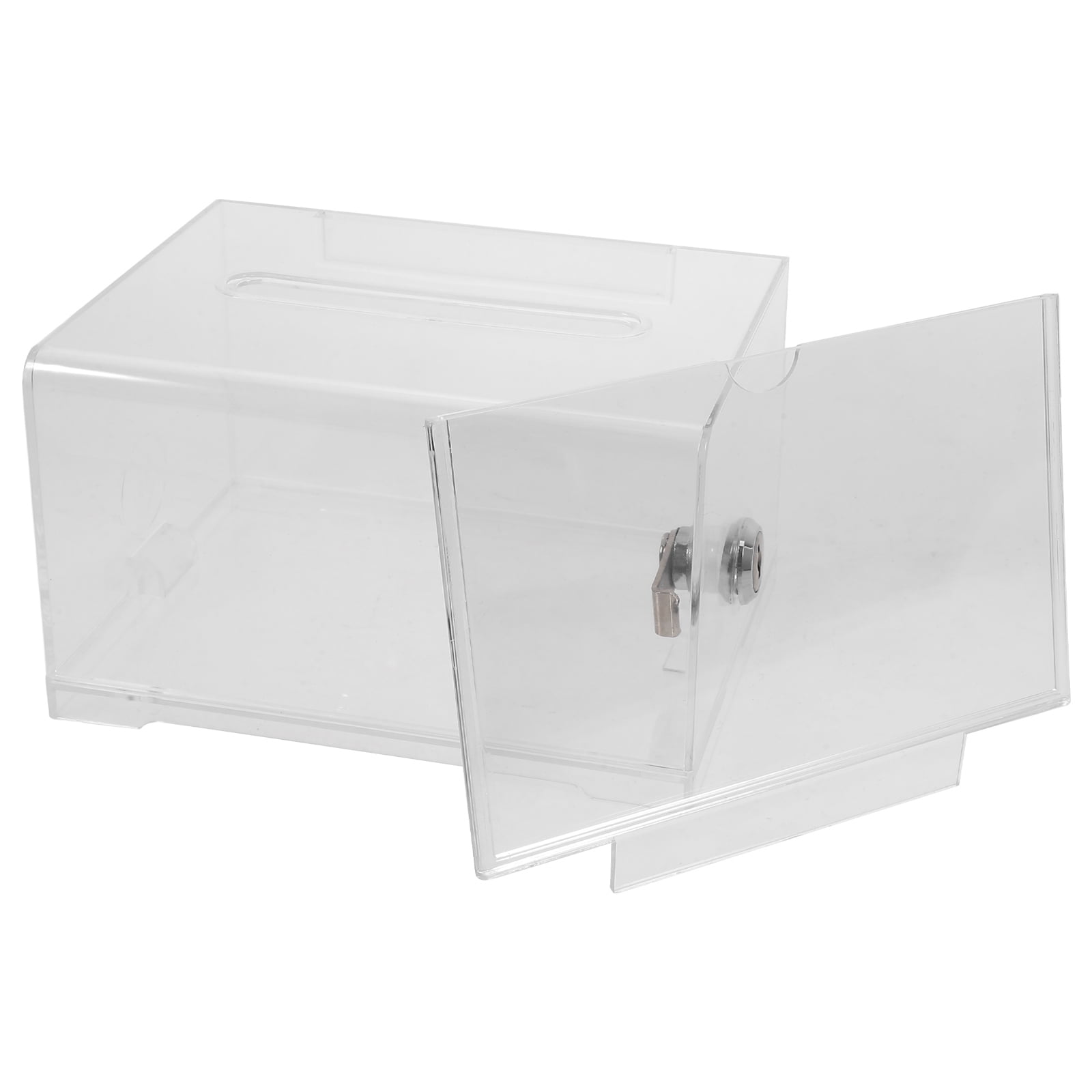HOMEMAXS 1 Set Clear Donation Box Clear Suggestion Box Ballot Box ...