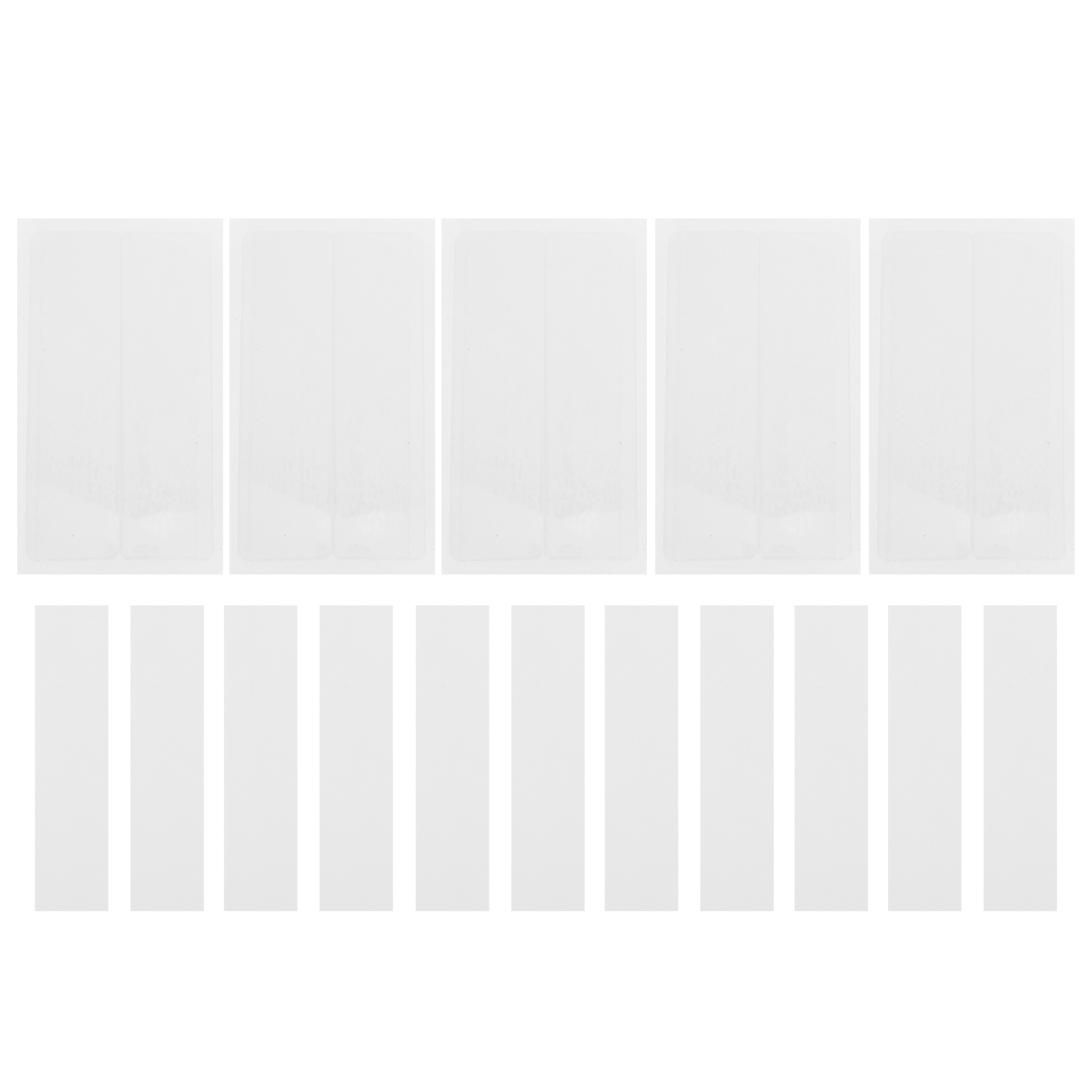 HOMEMAXS 1 Set Clear Pvc Label Pockets Self-adhesive Label Pocket For ...