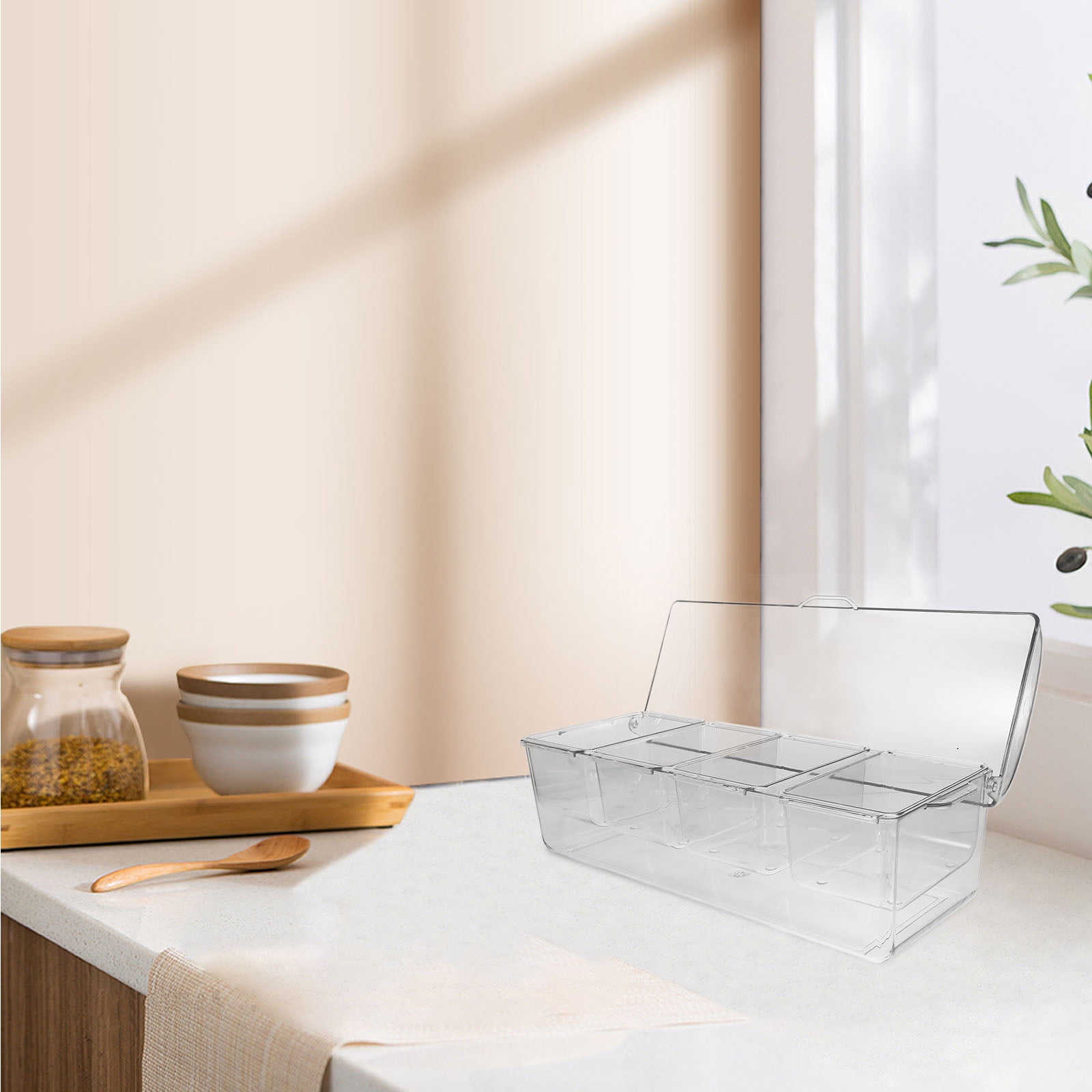 HOMEMAXS 1 Set Containers for Fridge Ice Chilling Salad Box for Outdoor ...