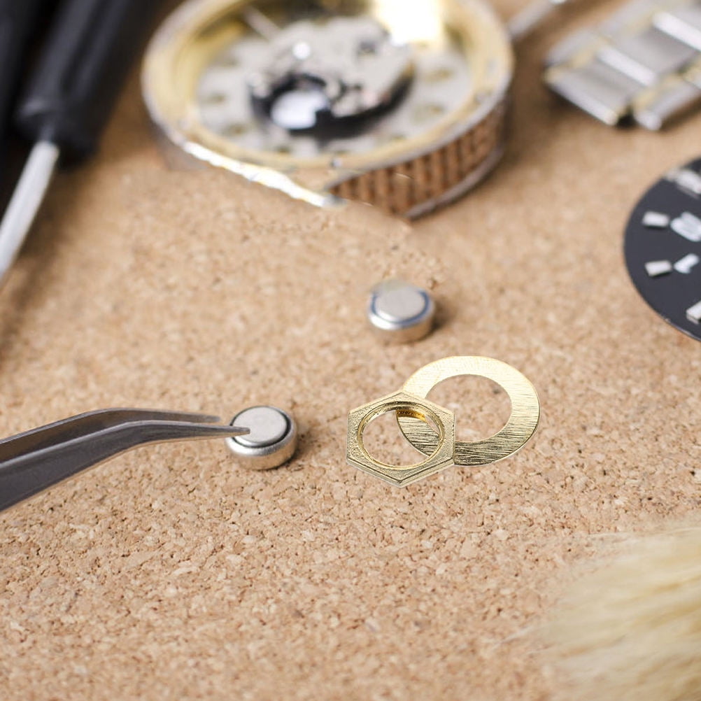 HOMEMAXS 1 Set DIY Clock Accessories Gasket Nut Ring Wall Clock Repair ...