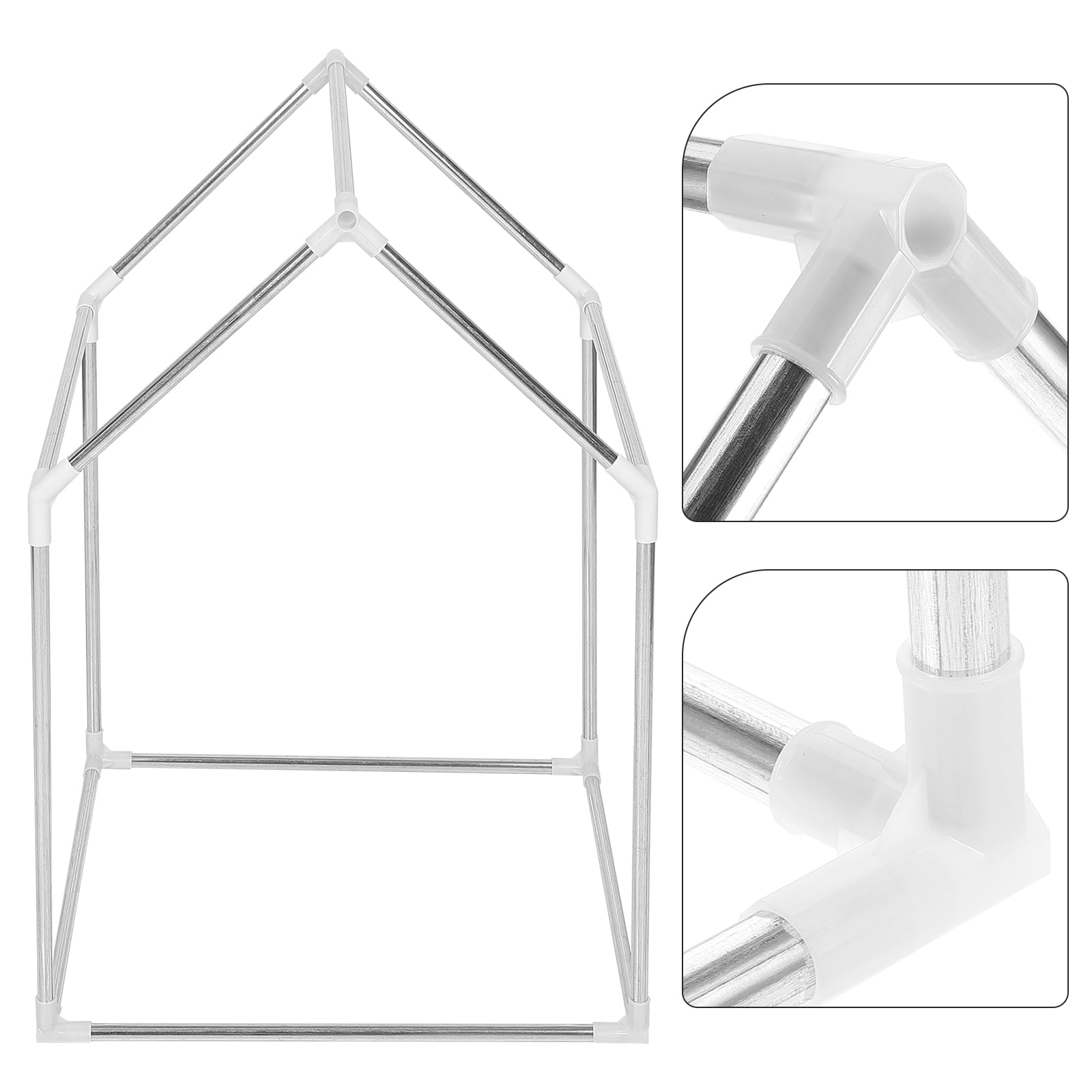 HOMEMAXS 1 Set DIY Playhouse Frame Metal Tent House Structure Easy ...