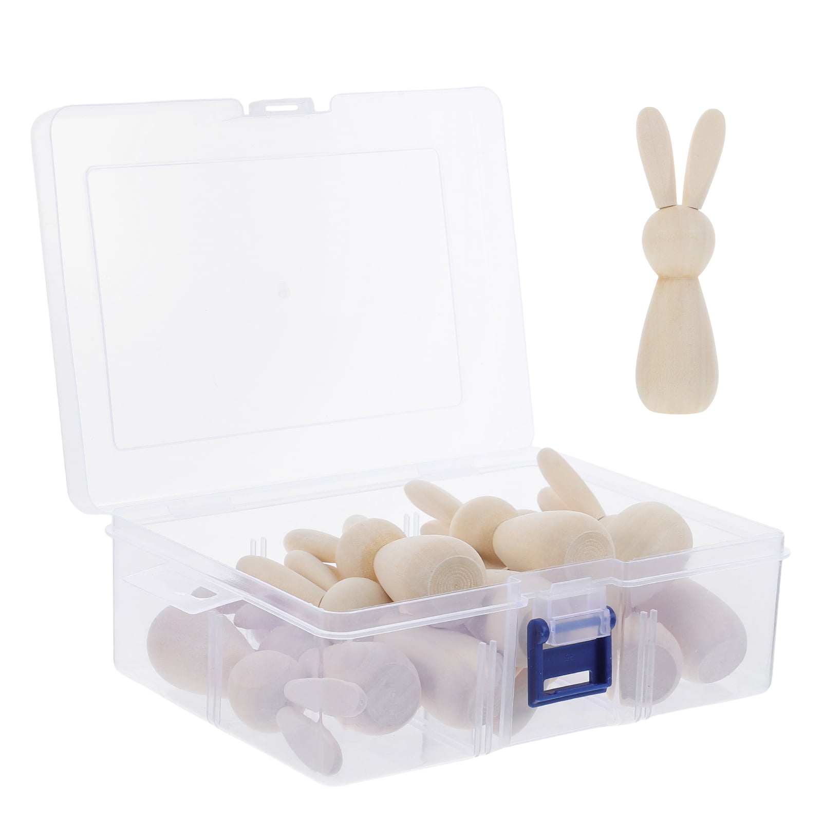 HOMEMAXS 1 Set Day Wooden Crafts Diy Wooden Easter Bunny Craft Kit And ...