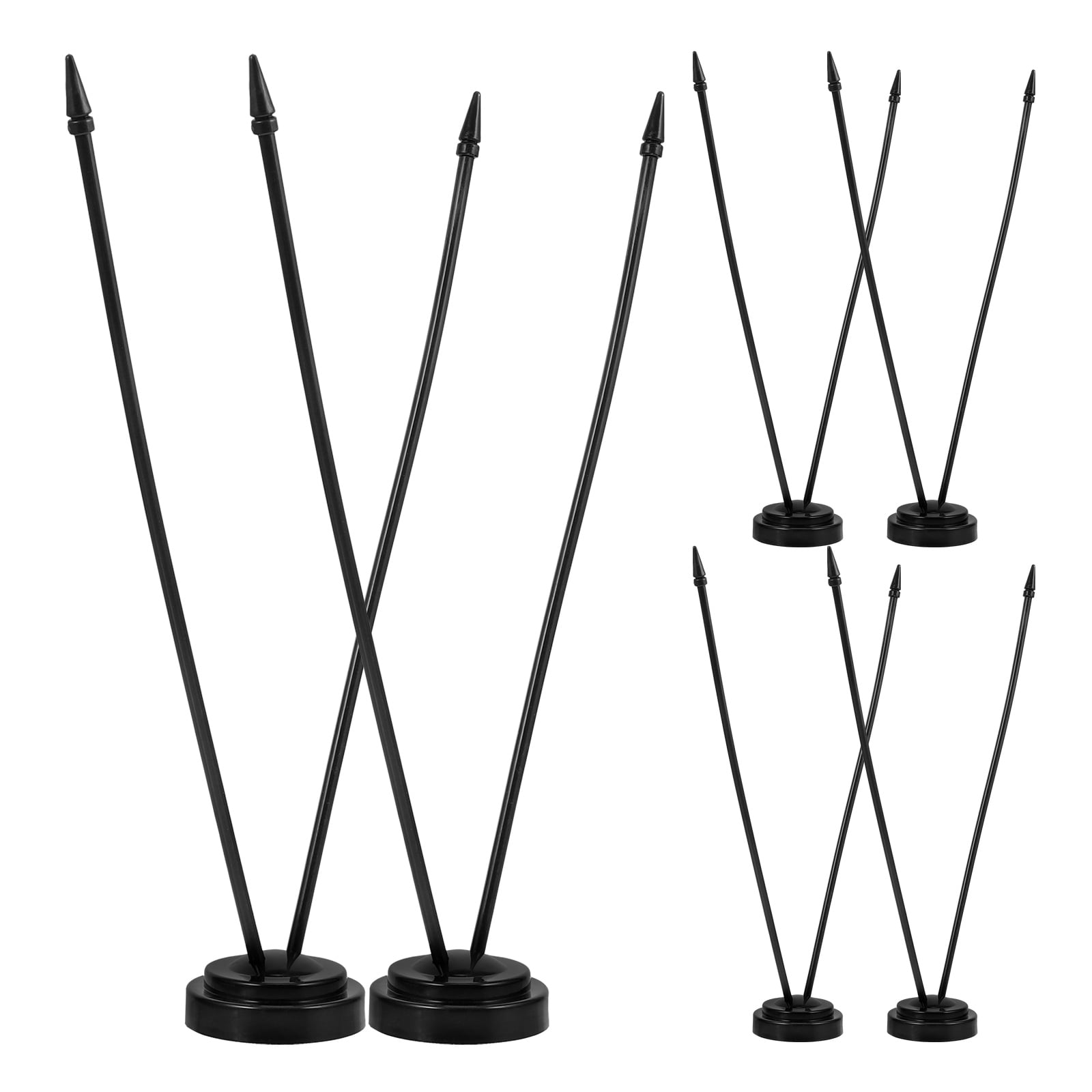 HOMEMAXS 1 Set Desk Flag Holder Outdoor Flag Stand Holder Small Flag ...
