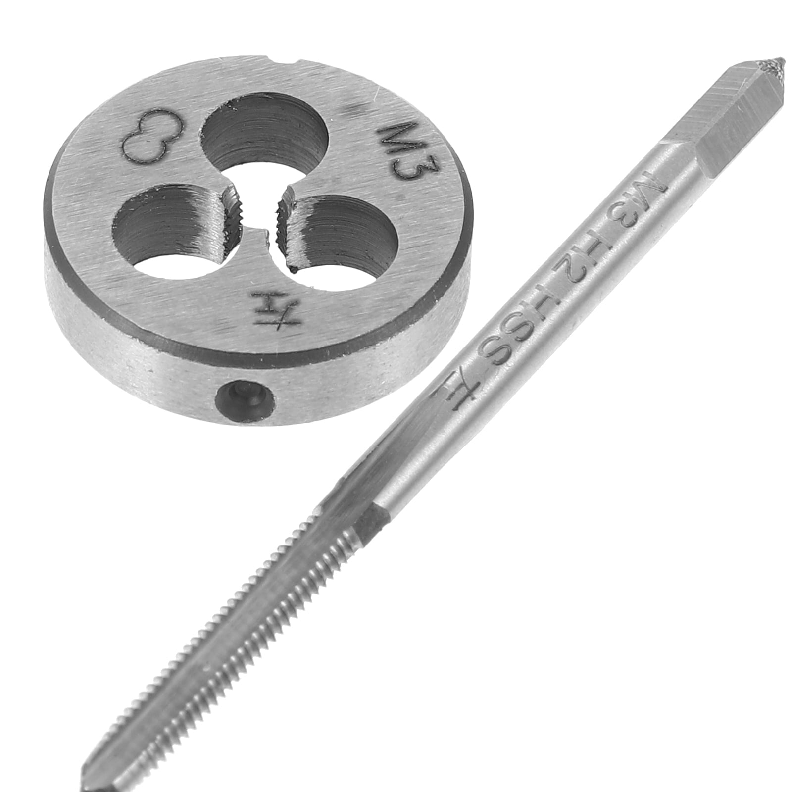 HOMEMAXS 1 Set Die And Tap Set Coarse And Fine Thread Metal Rethreading ...
