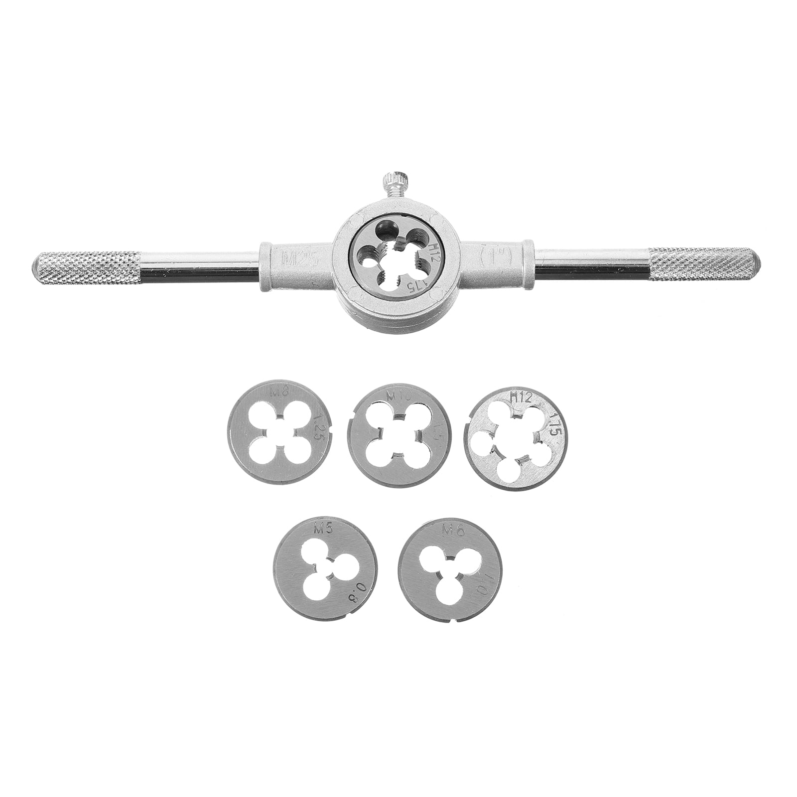 HOMEMAXS 1 Set Die And Tap Set Stainless Steel Rethreading Tool Handle ...