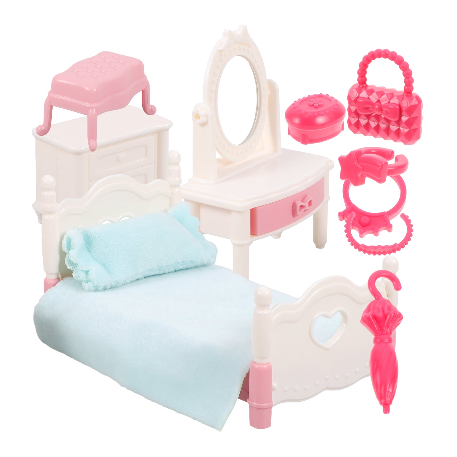 HOMEMAXS 1 Set Doll House Mini Furniture Miniature Bedroom Furniture ...