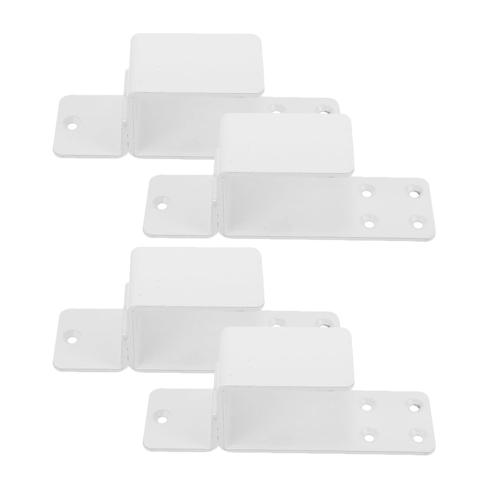 HOMEMAXS 1 Set Door Mount Brackets U Bracket Sliding Bar Support Holder ...