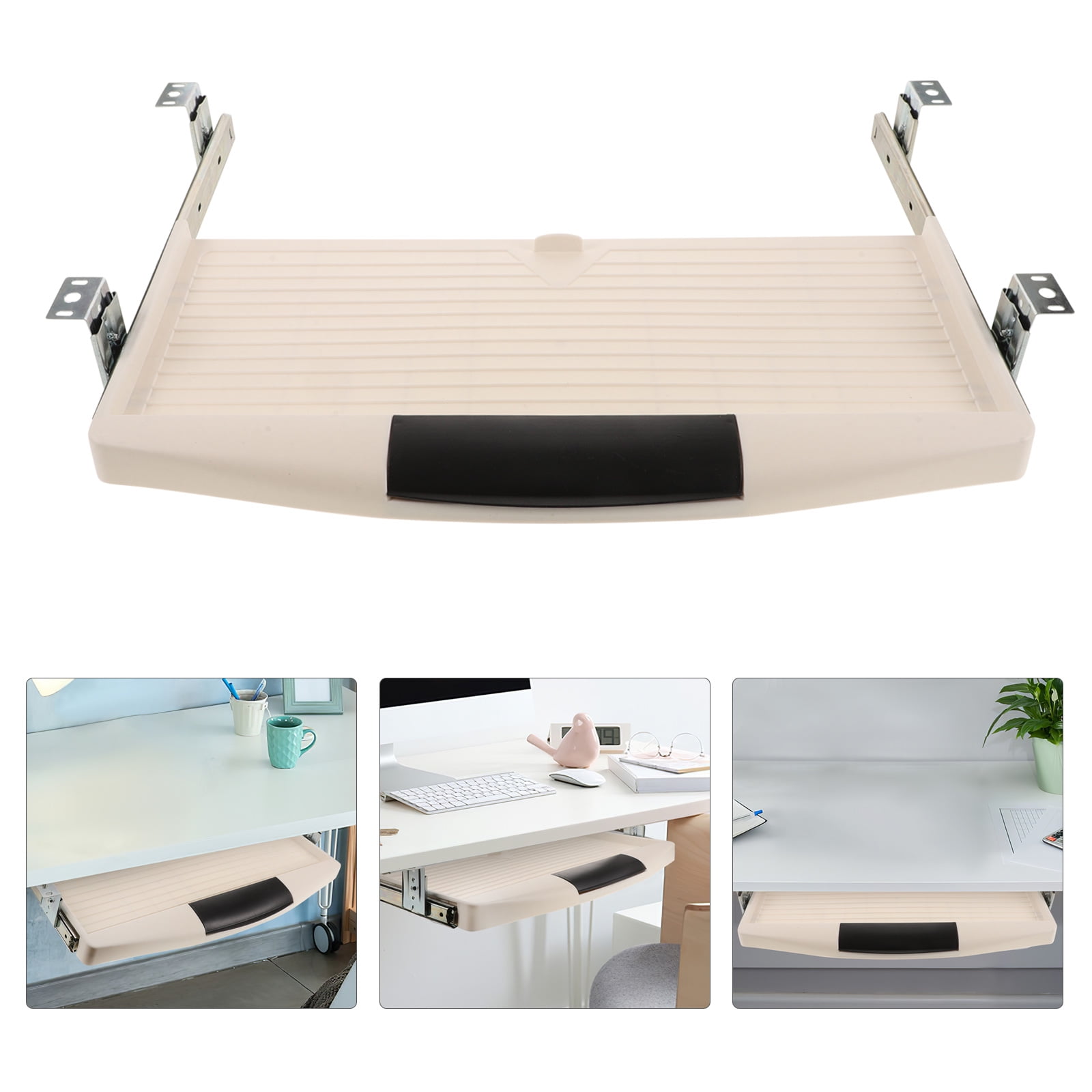 HOMEMAXS 1 Set Drawer Type Keyboard Storage Tray Under Table Desk ...