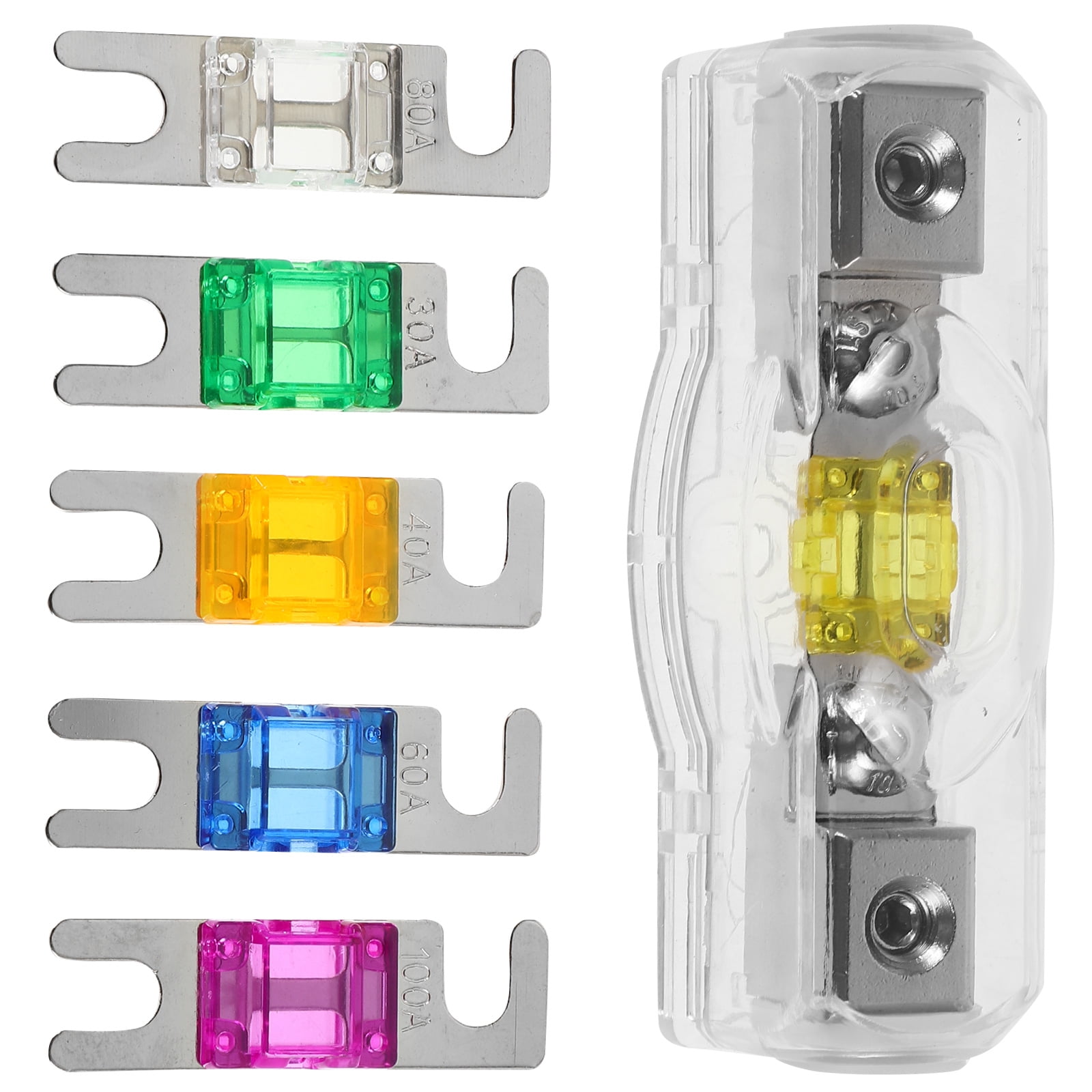 1 Set Durable Mini Fuse Block and For Car Audio Automotive Fuse Holder ...