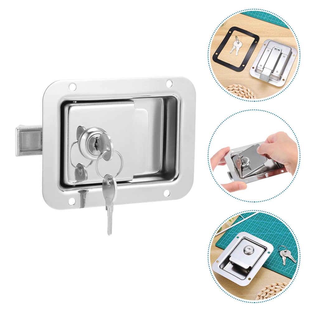 HOMEMAXS 1 Set Flush Mount Locking Latch Trailer Door Latch For Rvs ...