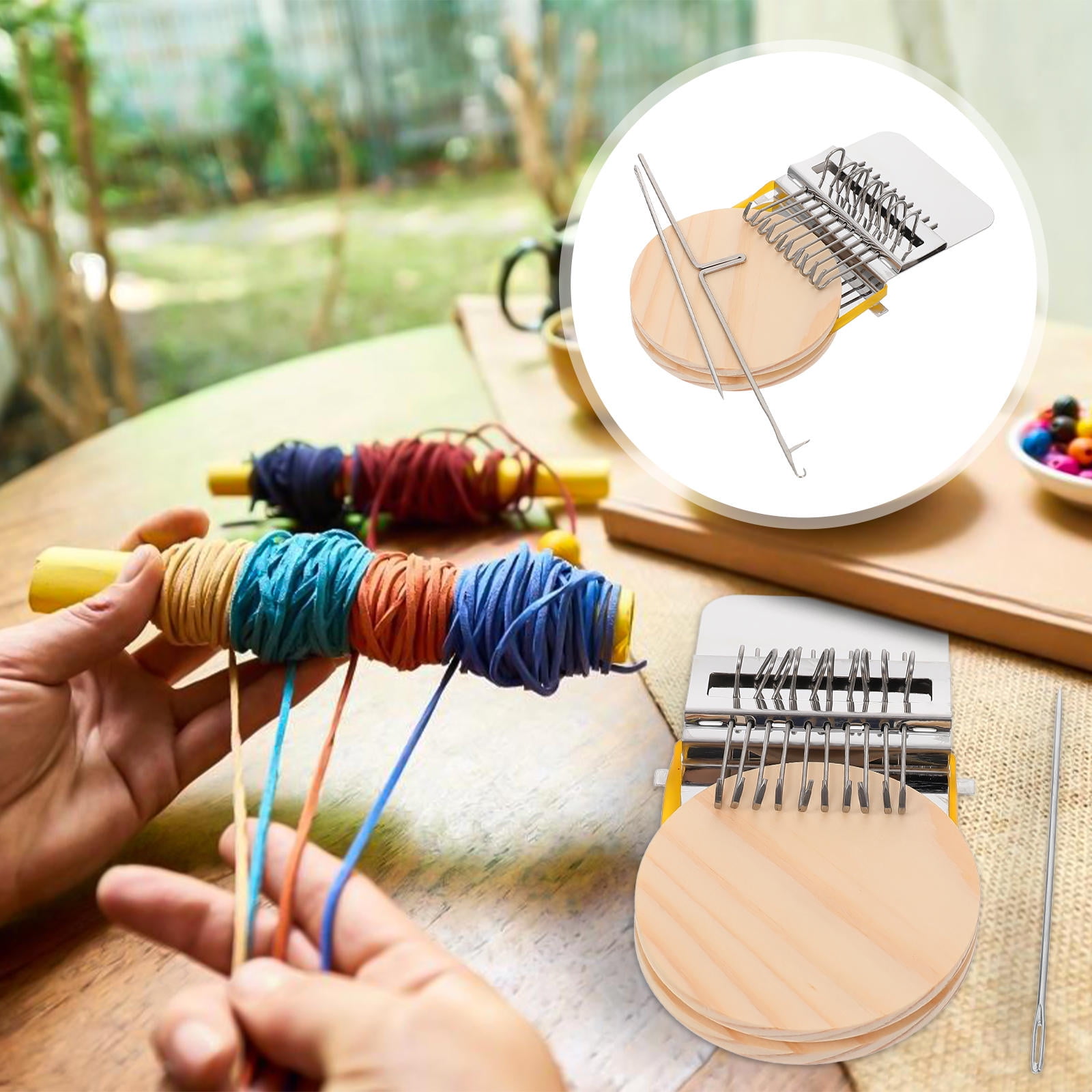 1 Set Hand Knitting Wood Tool for Diy Enthusiasts in Assorted Color ...
