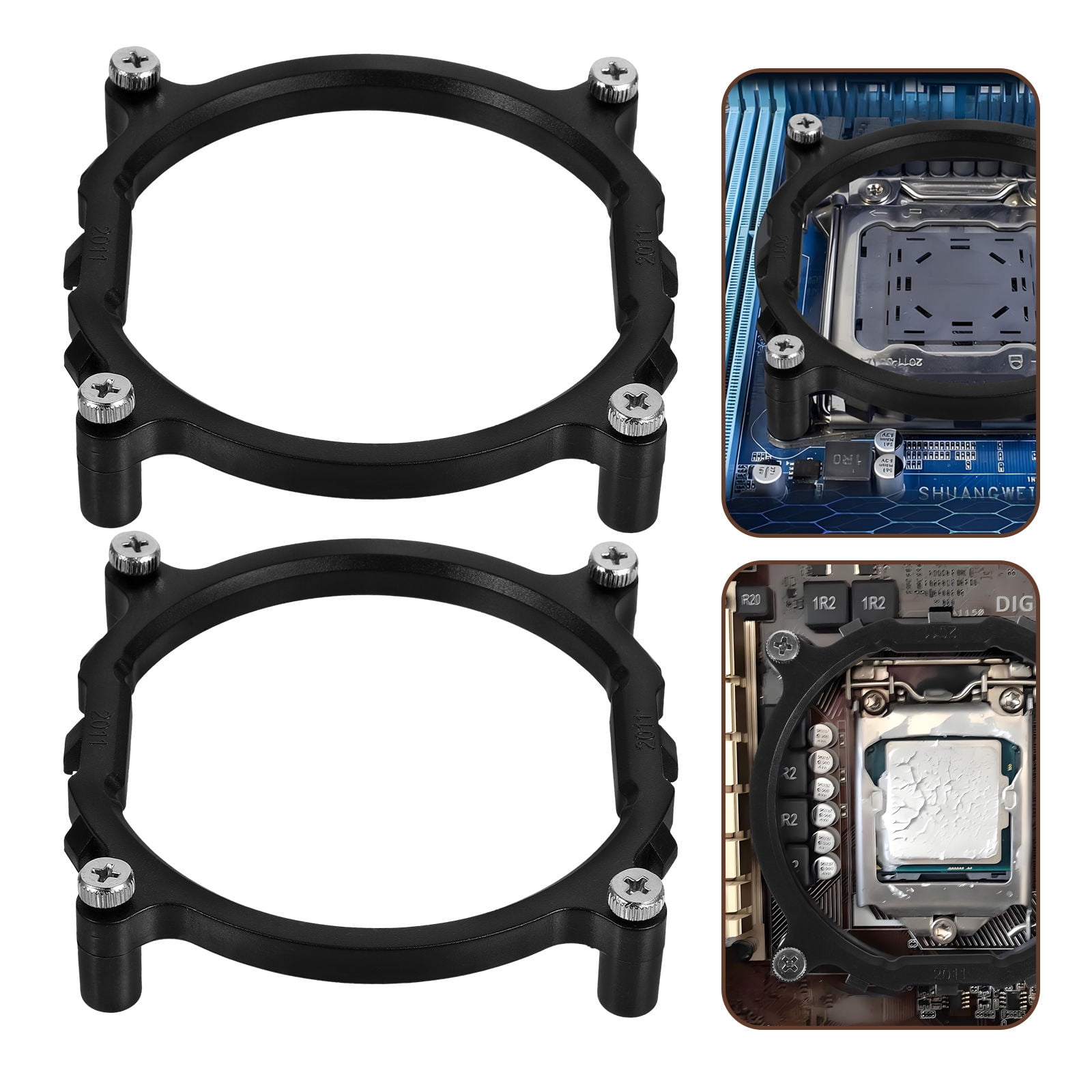 HOMEMAXS 1 Set Heatsink Fan Base Motherboard CPU Cooler Mount Bracket ...