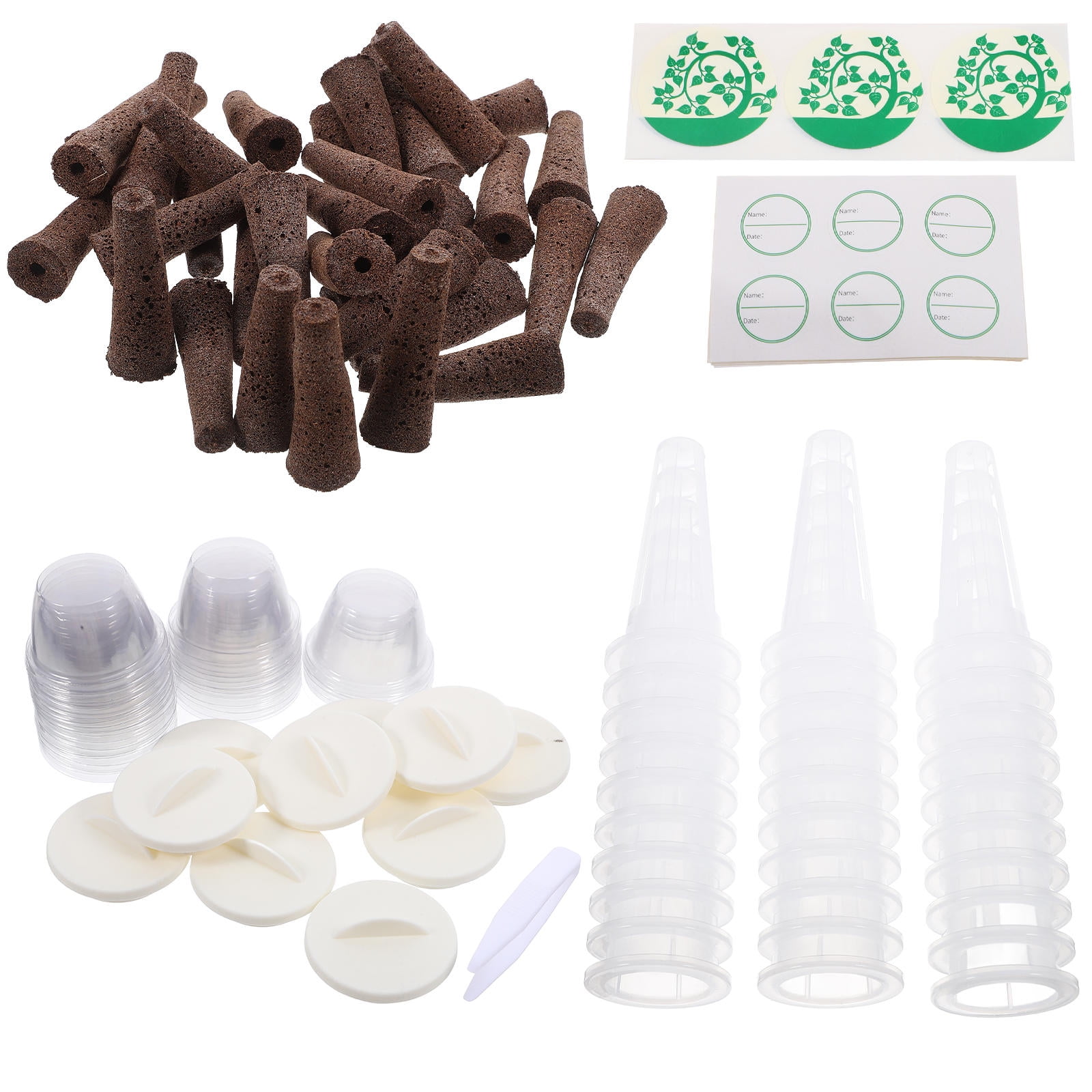 HOMEMAXS 1 Set Hydroponic Grow Baskets Kit No Soil Needed Planting ...