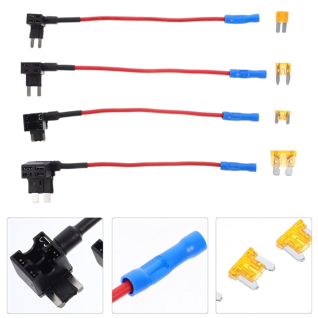 1 Set In Line Fuse Holder Fuse Adapter Standard Fuse Holder Fuse ...