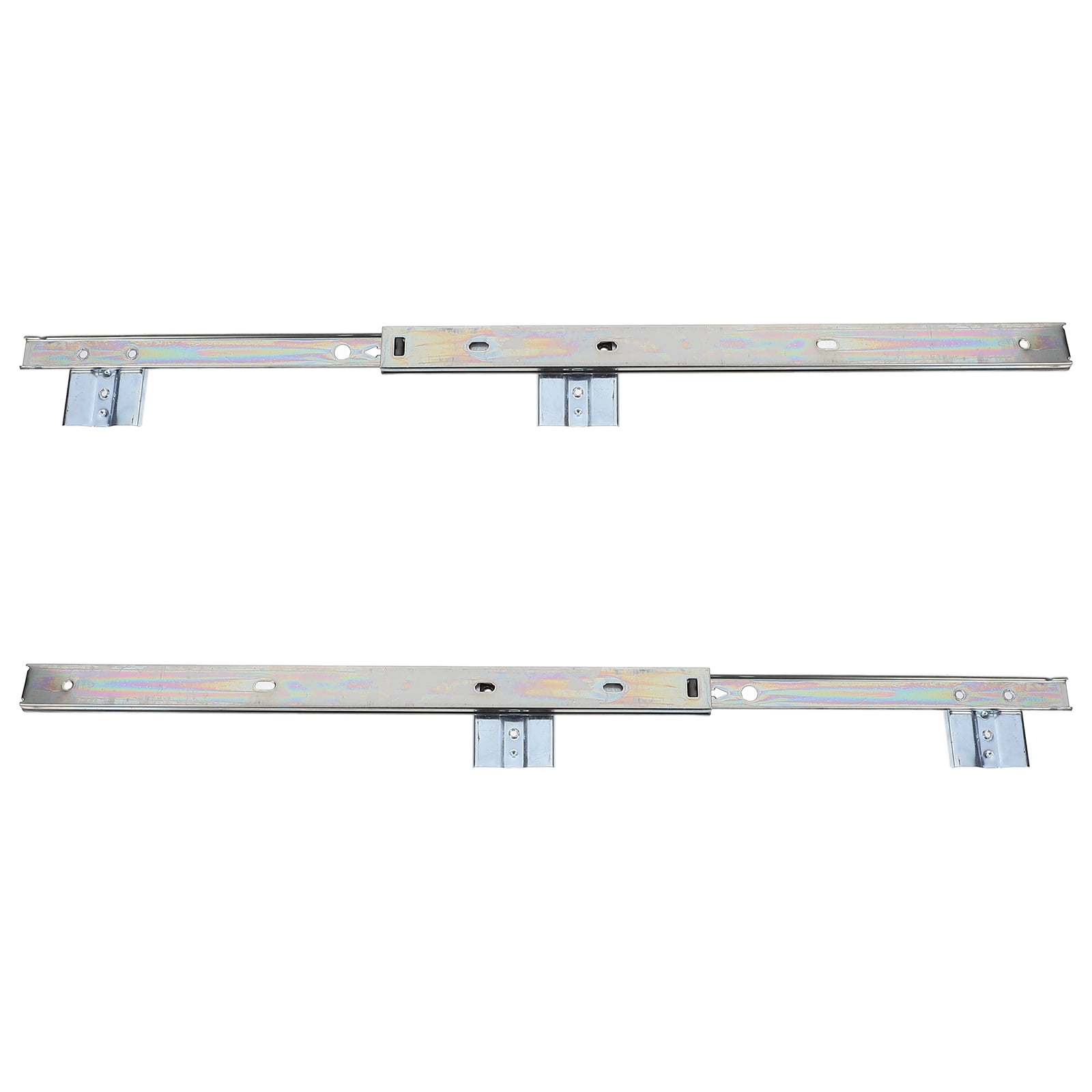 Homemaxs 1 Set Keyboard Slide Steel Replacement Guide Rail Side Mount Keyboard Slide