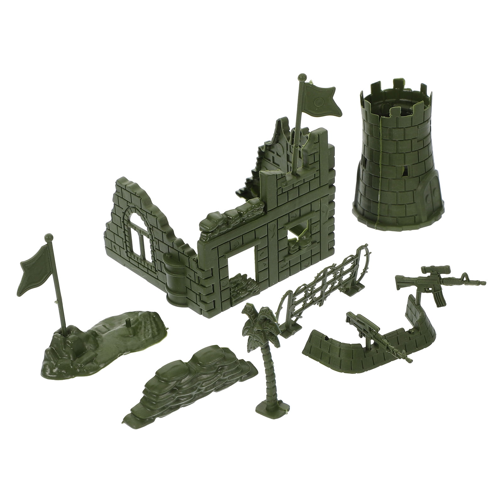 HOMEMAXS 1 Set Kids Simulated Toys Desktop Layout Army Prop Model Sand ...