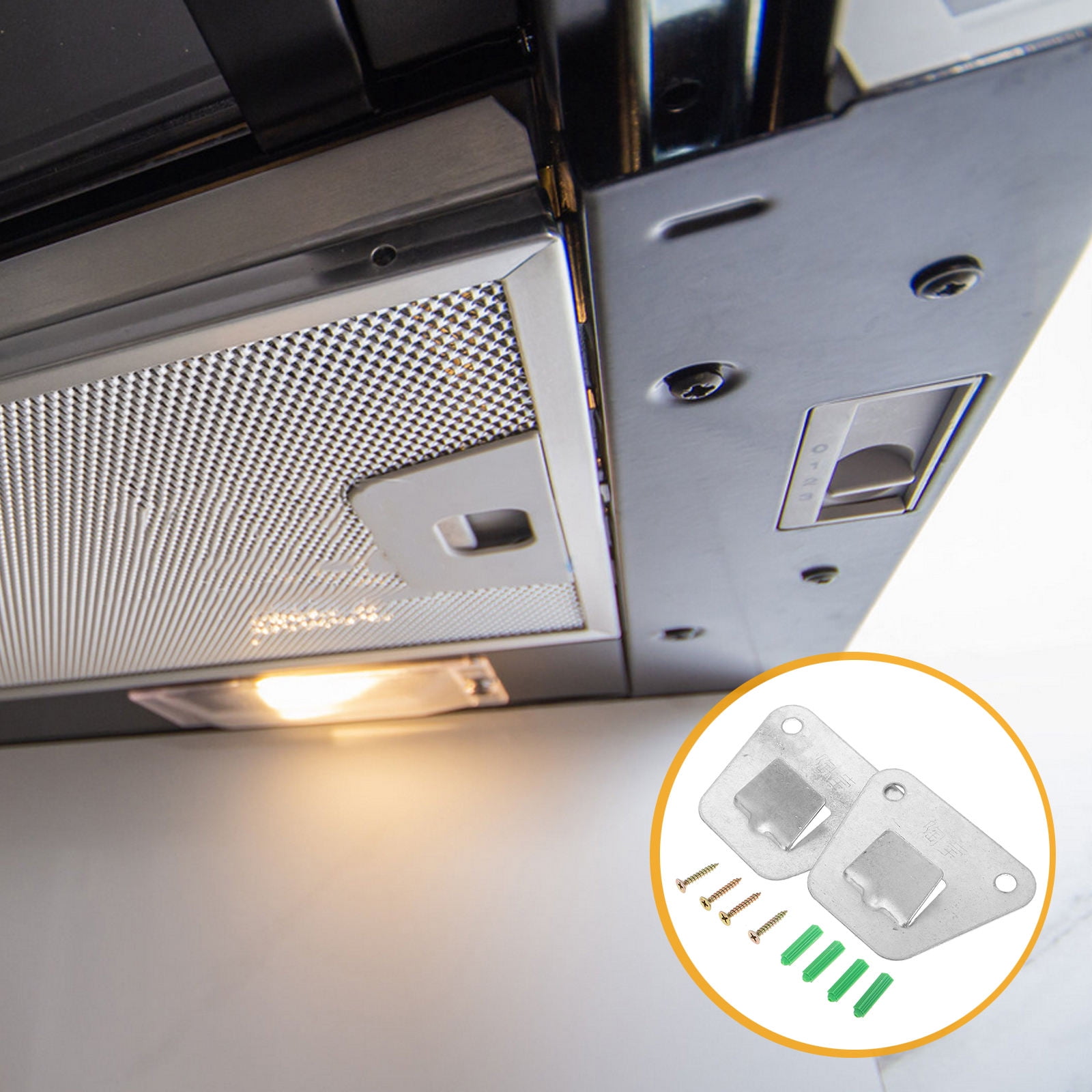 HOMEMAXS 1 Set Of Kitchen Range Hood Bracket Wall Range Hood Bracket ...