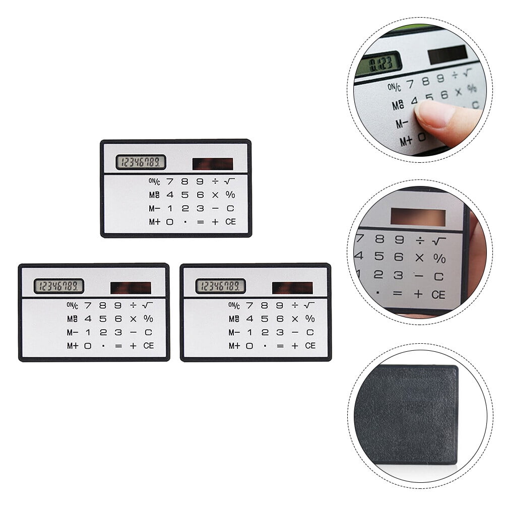 Portable Electronic Calculator for Office Use Made of Plastic Black ...