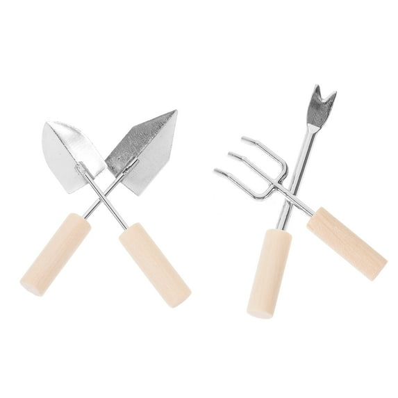 HOMEMAXS 1 Set Miniature Tools Dollhouse Garden Tools Mini Sand Rake ...