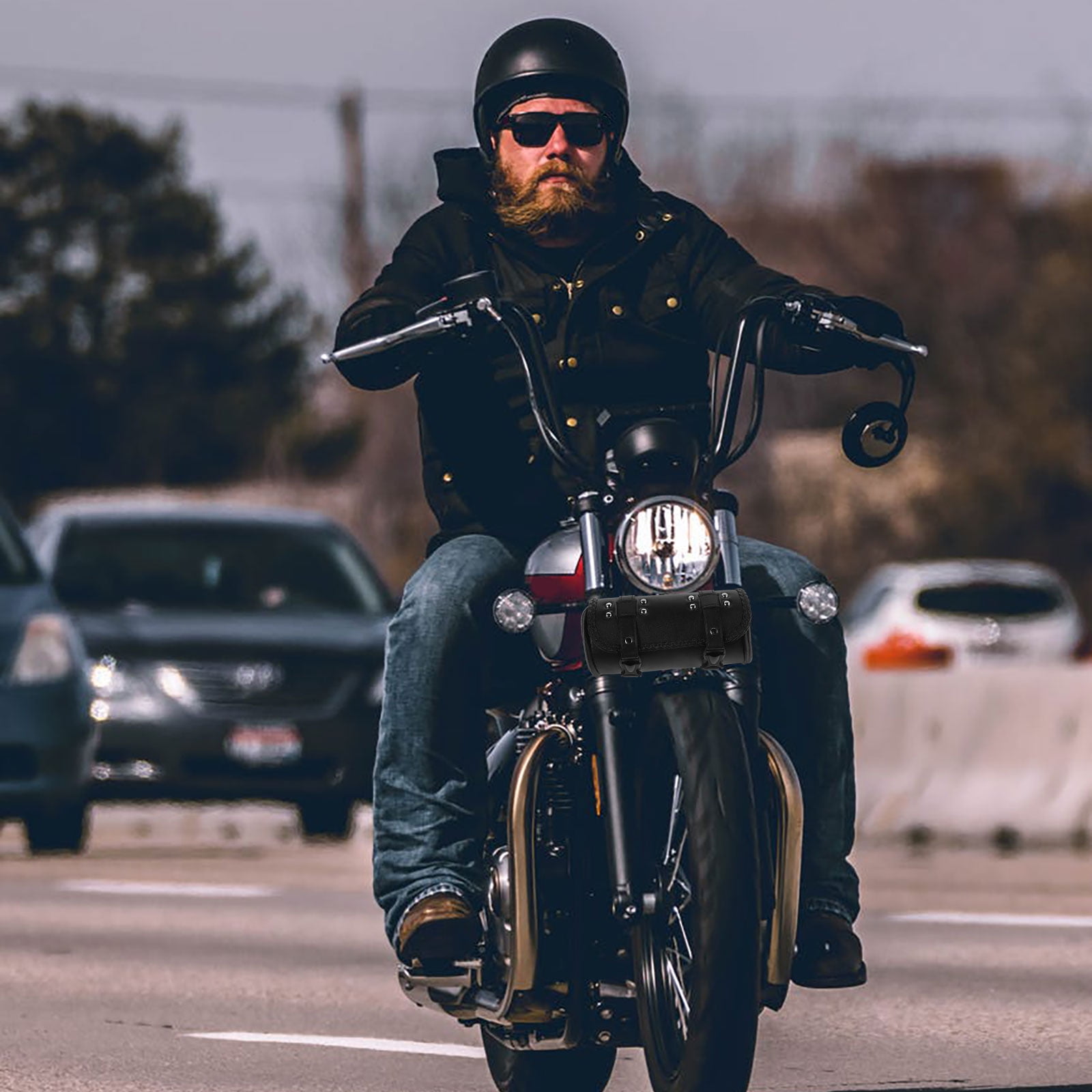 HOMEMAXS 1 Set of Motorcycle Tool Bag Motorcycle Roll Pouch Motorcycle ...