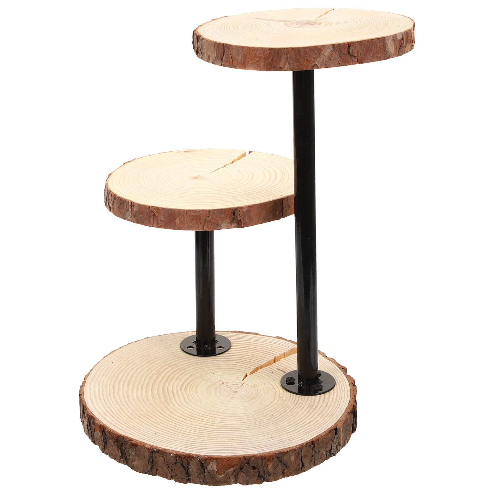 HOMEMAXS 1 Set Multi-layer Cake Display Stand Creative Wooden Party ...