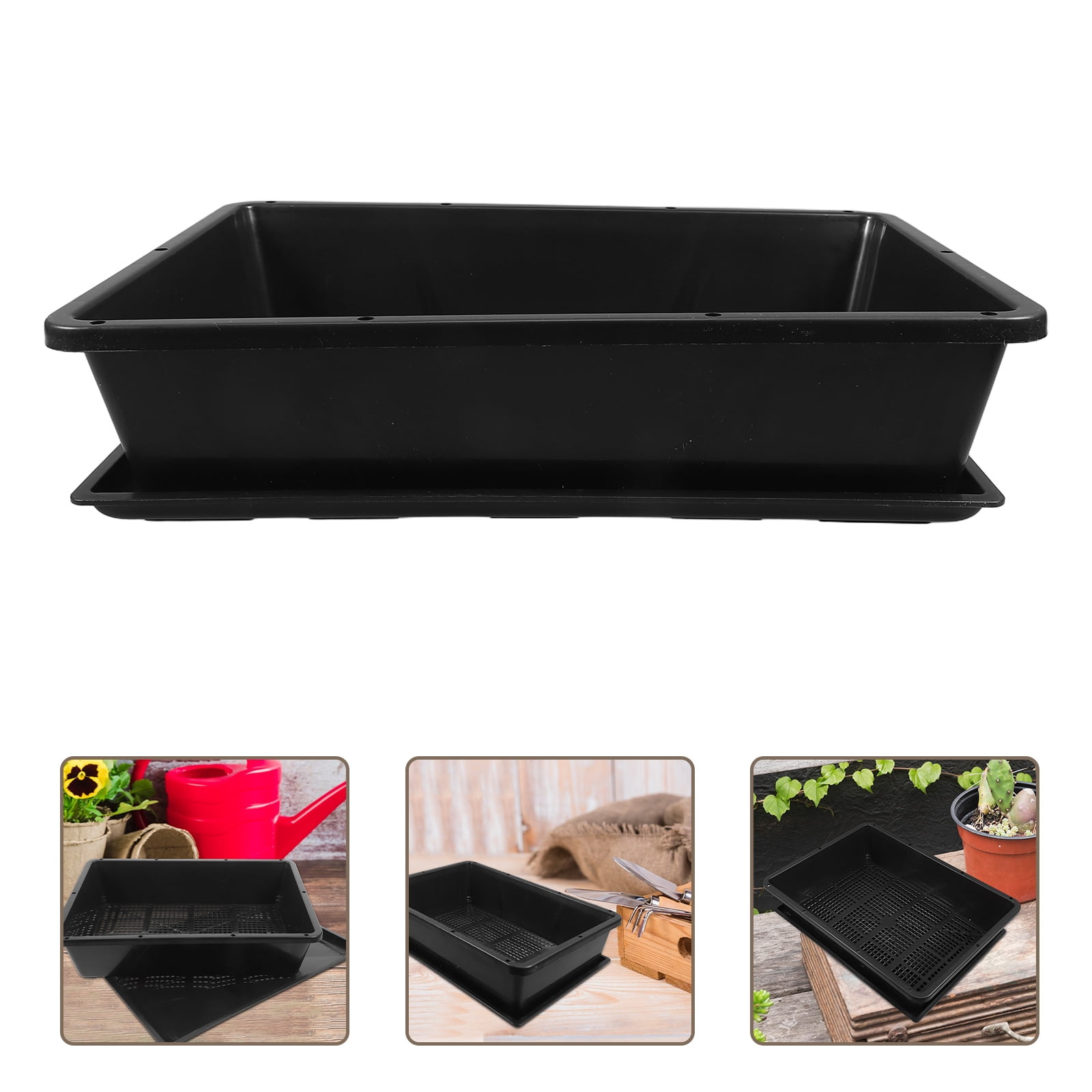 HOMEMAXS 1 Set Plastic Flower Pots For Germination Sprouts Growing ...