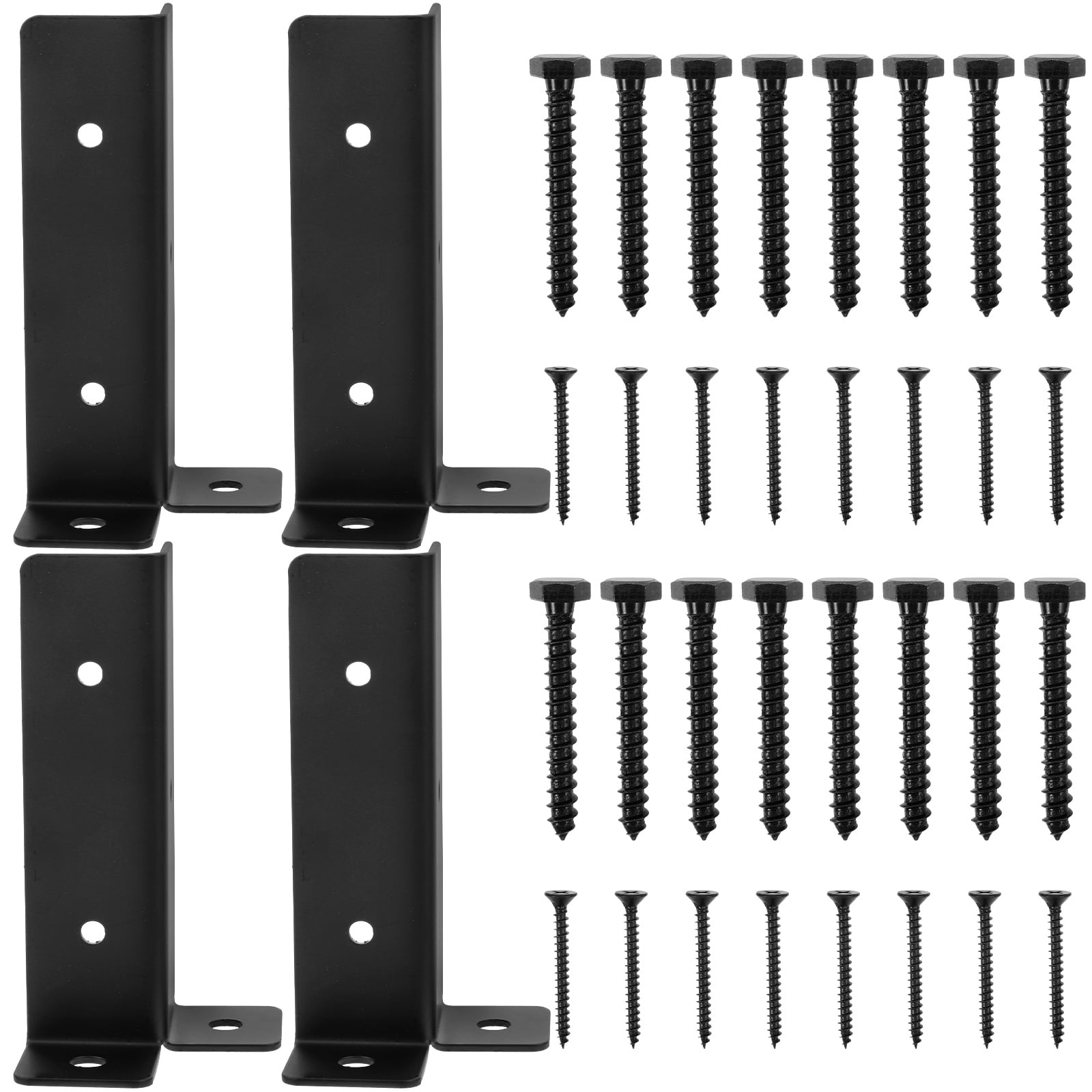 HOMEMAXS 1 Set Post Base Protectors Heavy Duty Mailbox Bracket Bases ...