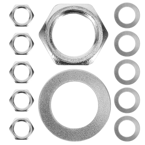1 Set Potentiometer Washer And Nut Metal Potentiometer Nut And Washer ...