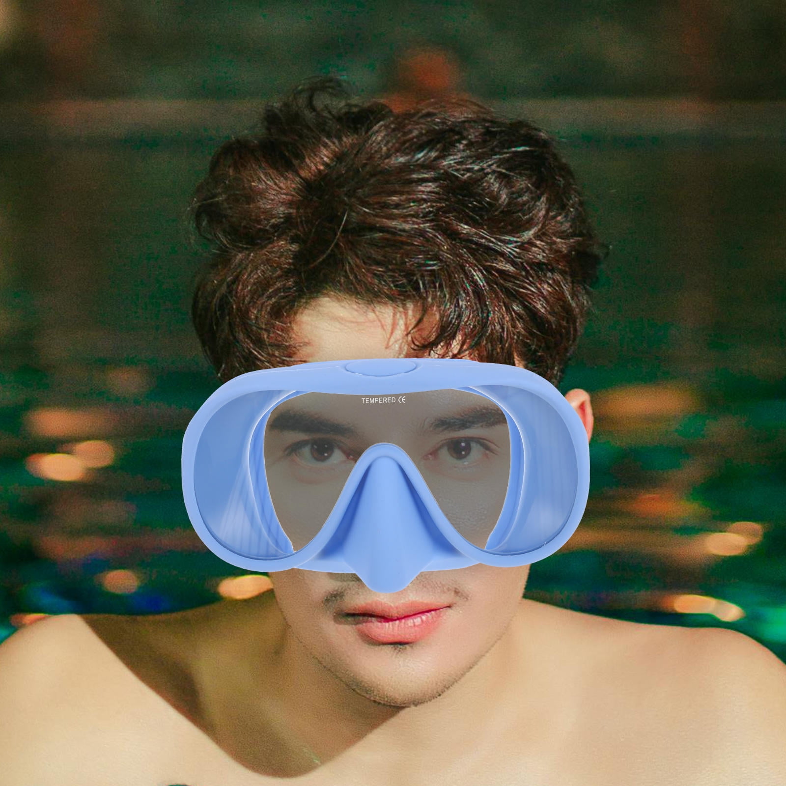 HOMEMAXS 1 Set Professional Snorkel Mask Adult Anti-Fog Wide Angle ...