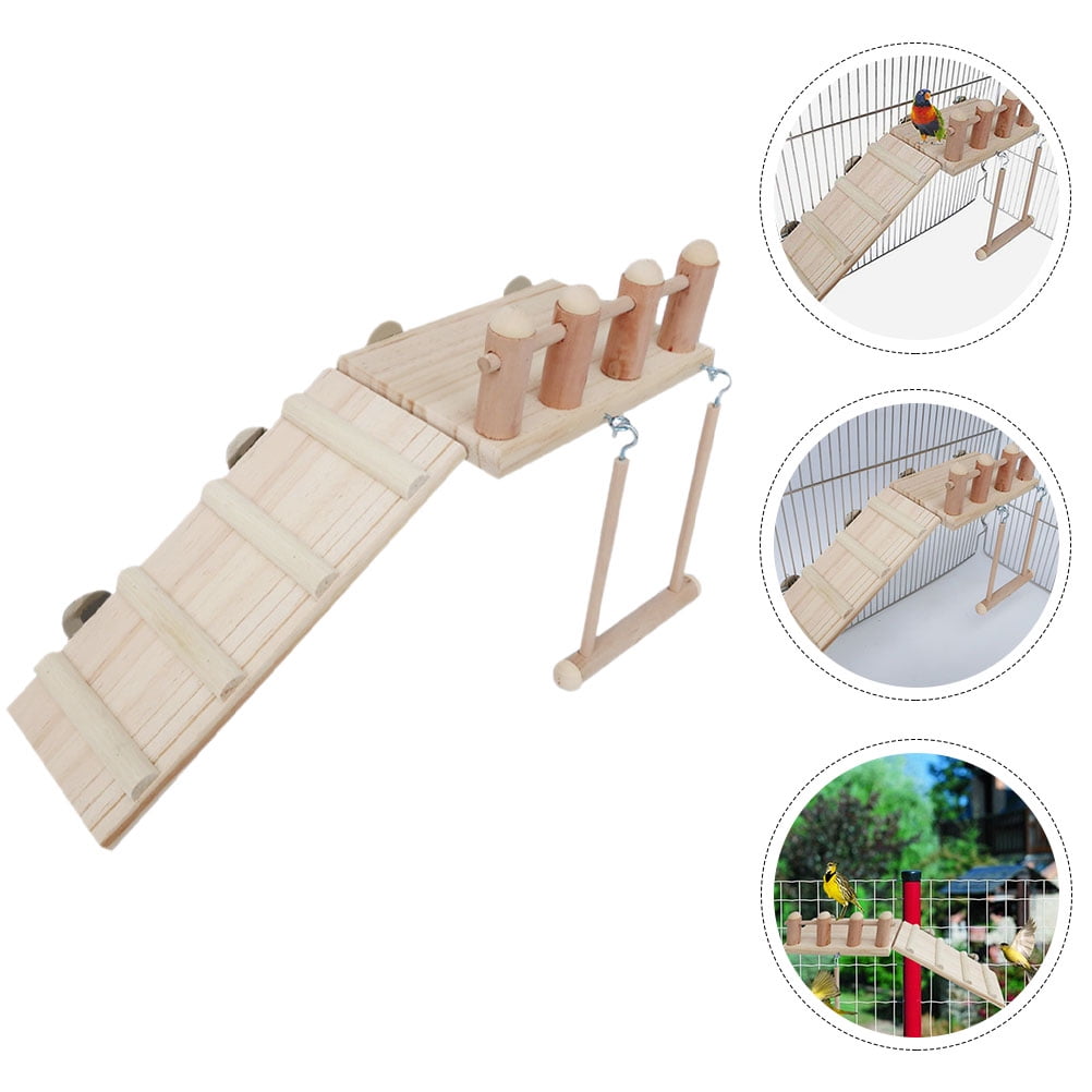 HOMEMAXS 1 Set Rat Ladder and Platform Guinea Pig Ladder Toy Rat ...