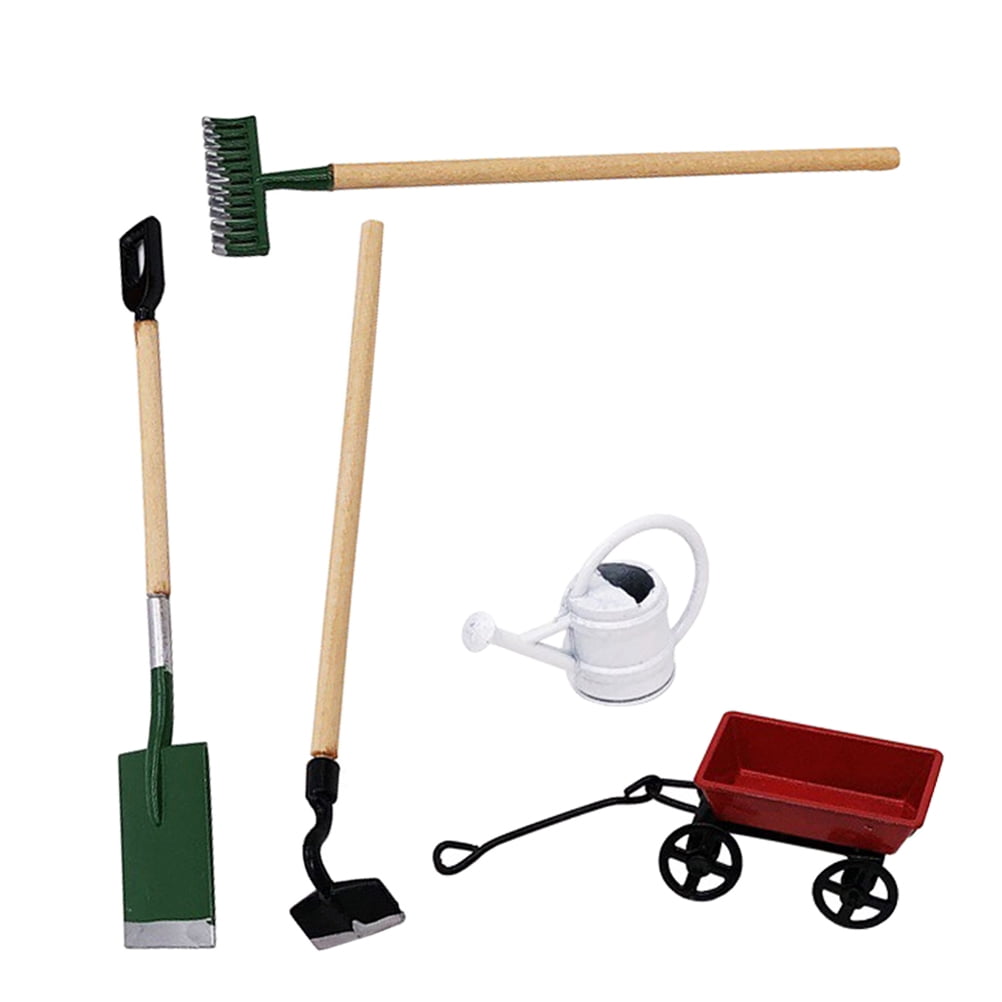 HOMEMAXS 1 Set Realistic Miniature Gardening Tools for Fairy Garden ...