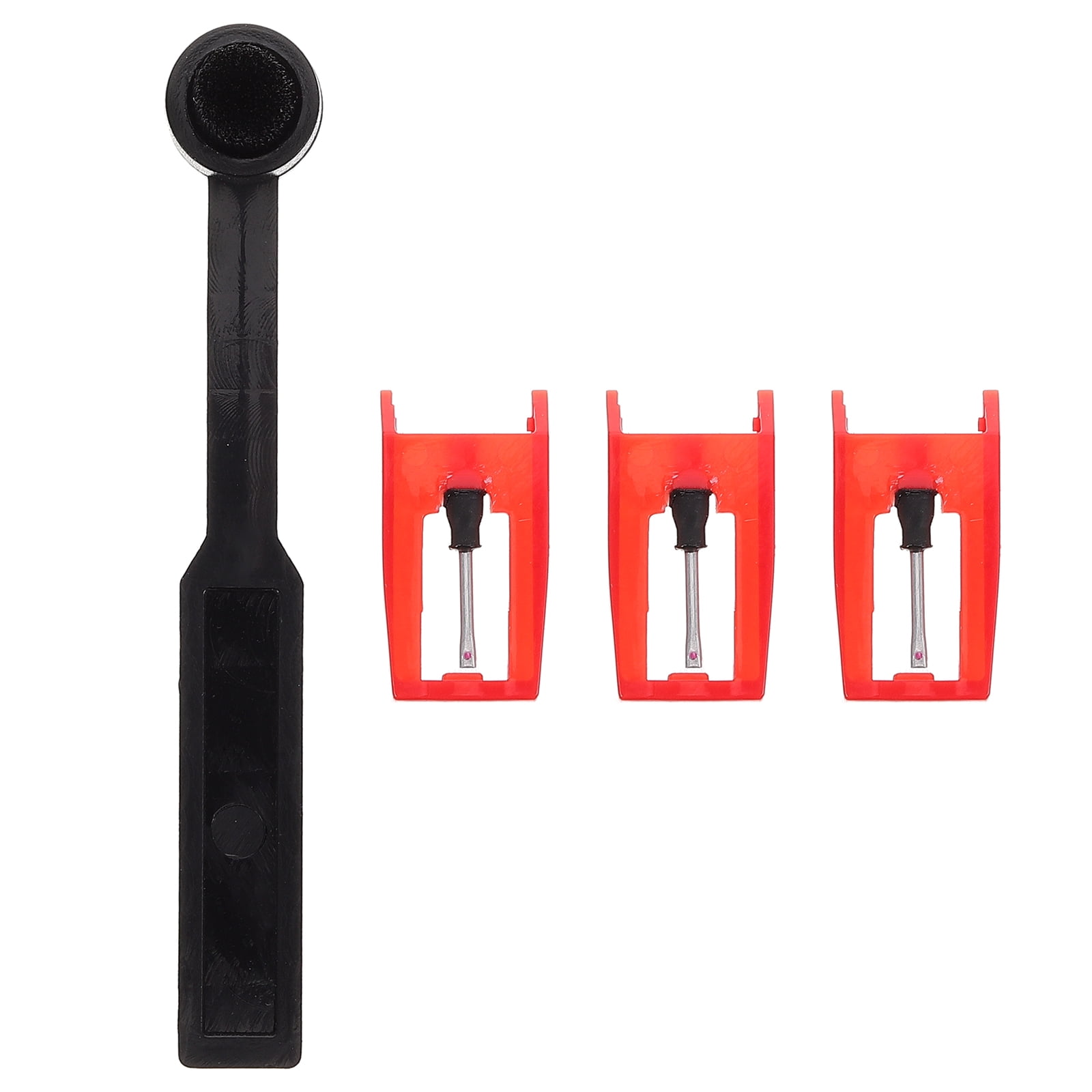1 Set Replacement Record Player Needle and Vinyl Brush Kit for ...