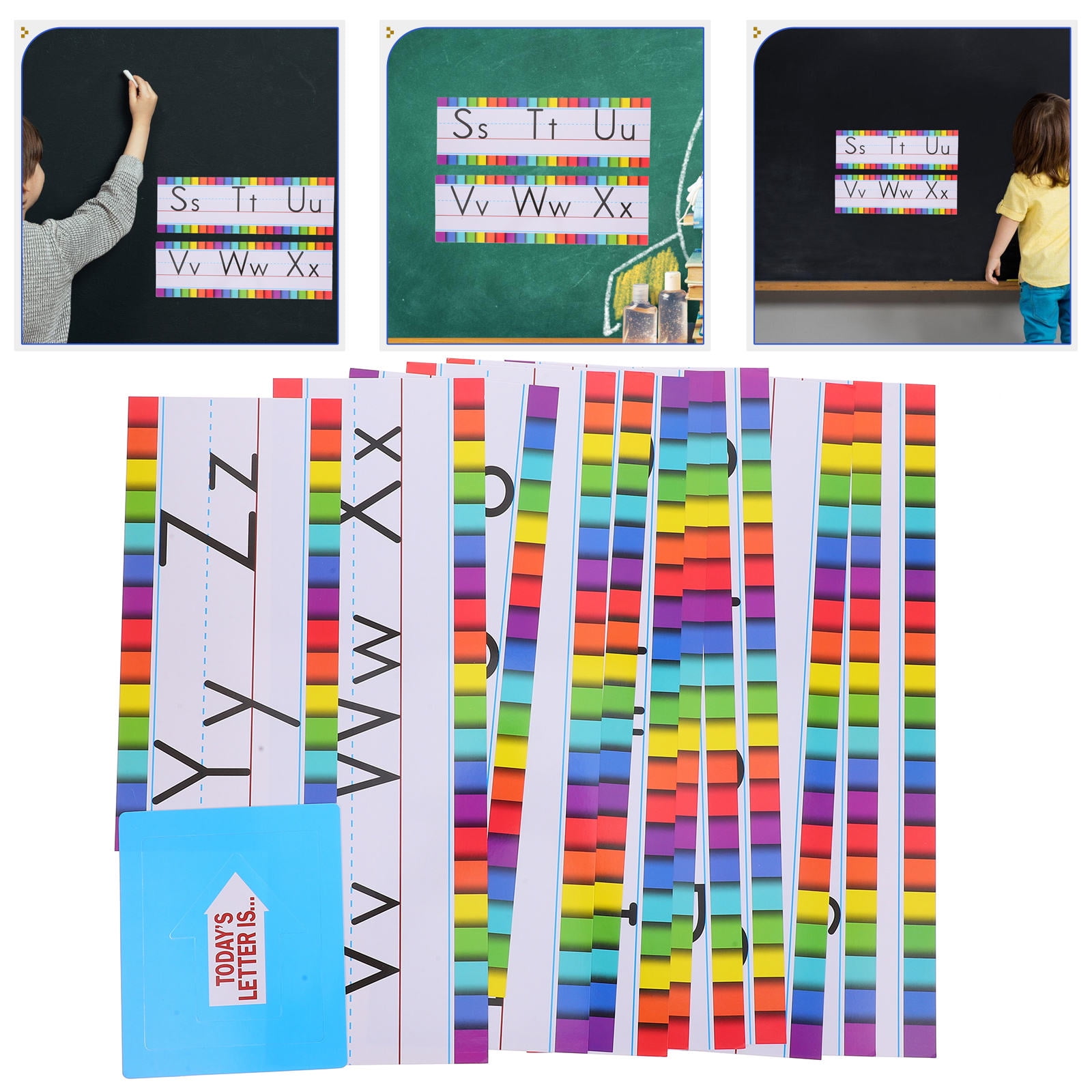 HOMEMAXS 1 Set Retro Alphabet And Number Bulletin Board Letter And ...