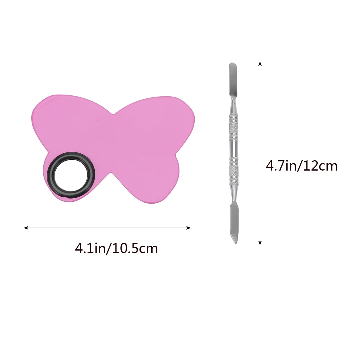 HOMEMAXS 1 Set Shaped Makeup Color Mixing Trays Manicure Painting Tray ...