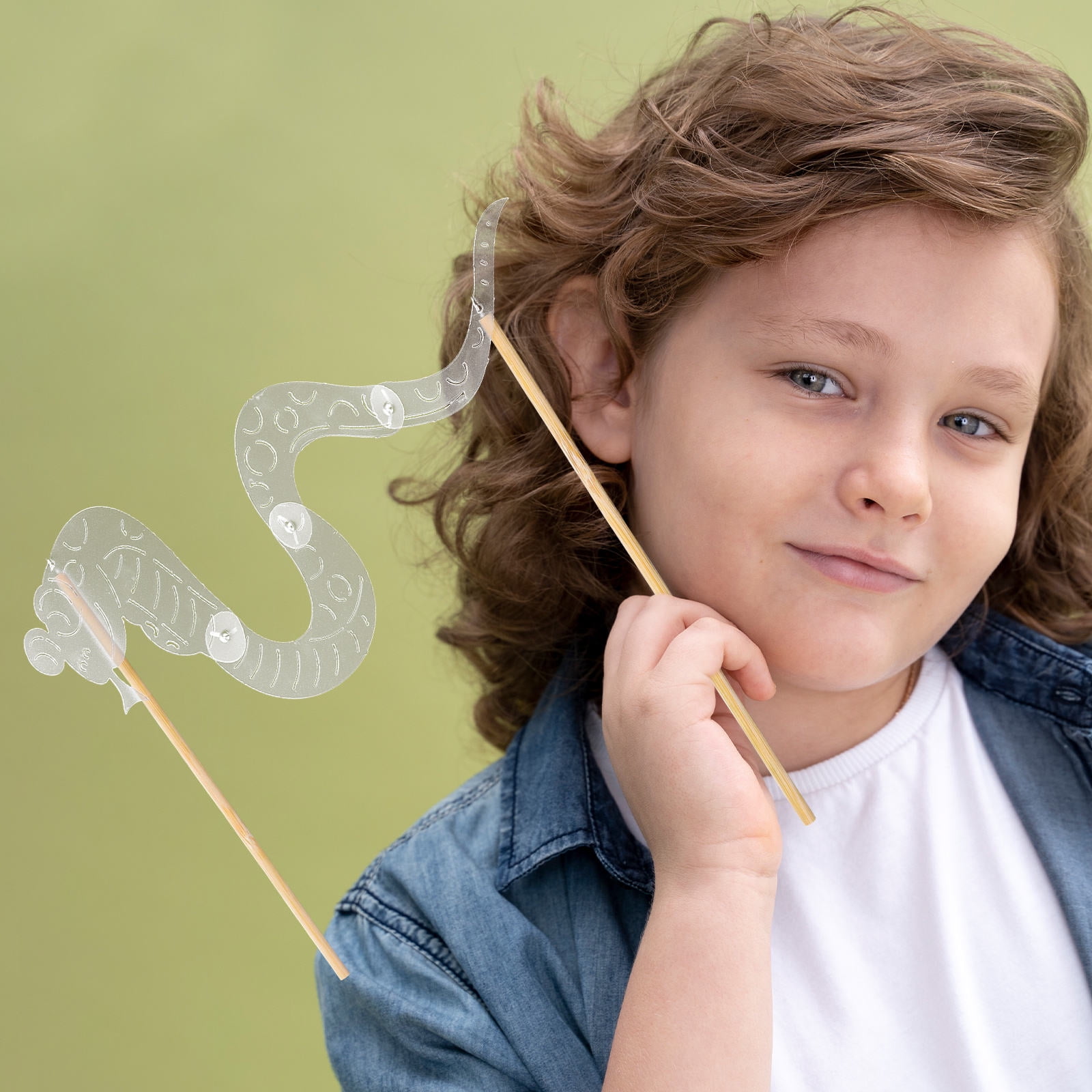 HOMEMAXS 1 Set Snake Puppet Puppet Theatre Accessory Practical Shadow ...