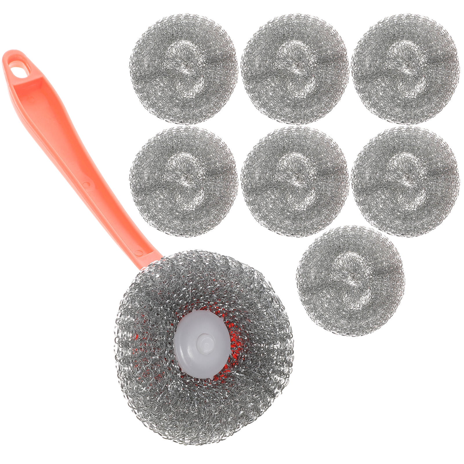 HOMEMAXS 1 Set Stainless Steel Sponges Scrubbers Cleaning Ball Utensil ...