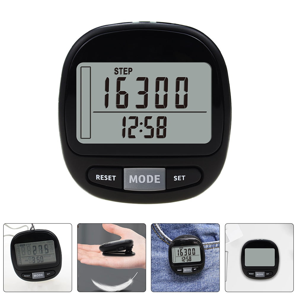 HOMEMAXS 1 Set Step Counter 3d Pedometer Clip Sports Pedometer Accurate ...